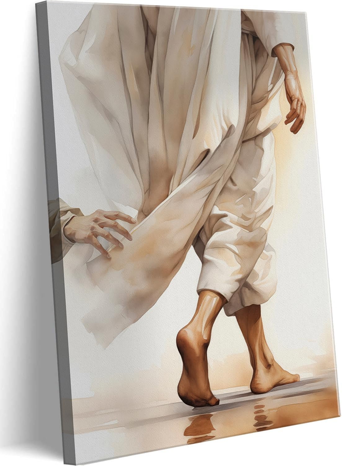 AABERIC Jesus Canvas Wall Art Touching The Hem Of Jesus Christian Wall ...