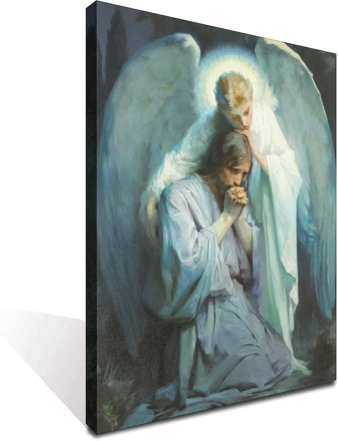 AABERIC Jesus Christ Agony The Garden An Angel Comforting Jesus before ...