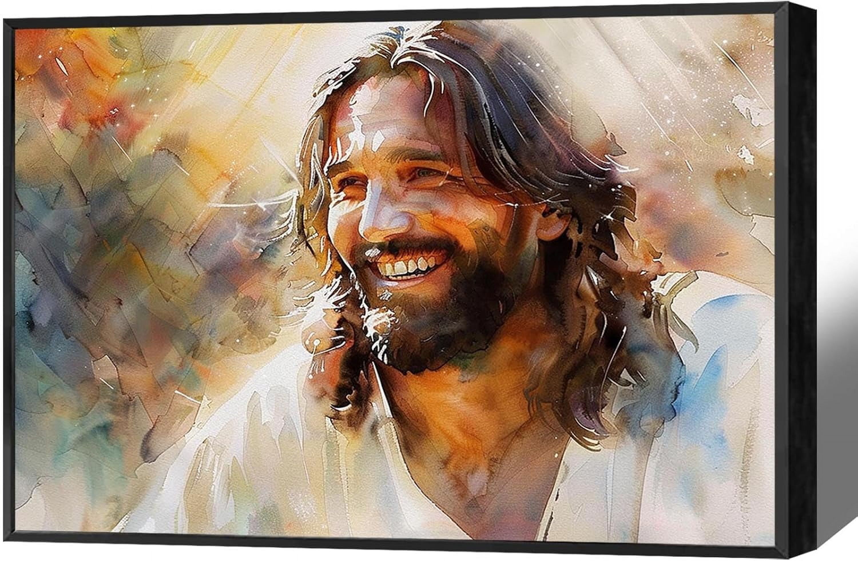 AABERIC Jesus Christian Scripture Canvas Wall Art Minimalist Boho ...