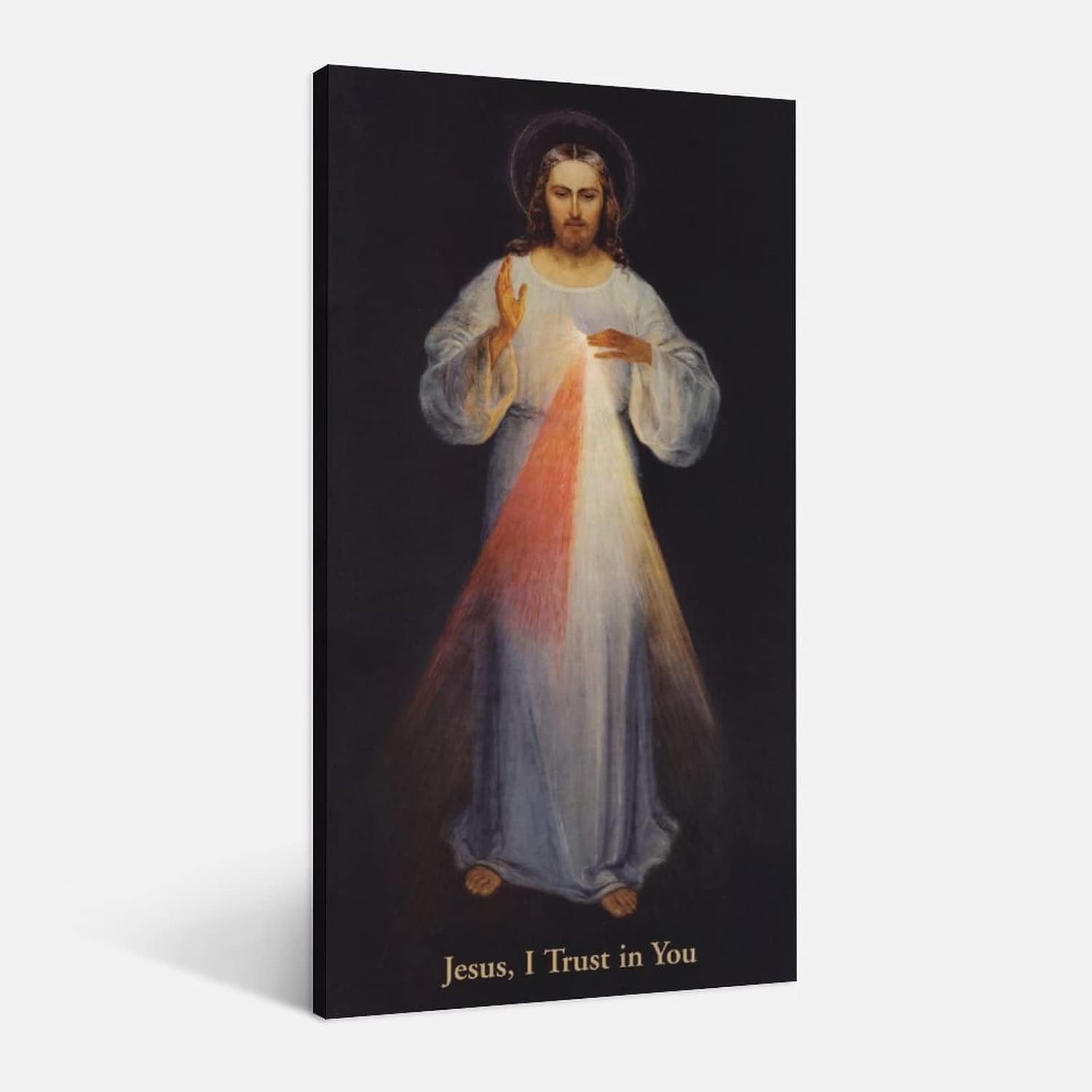 AABERIC Jesus Divine Mercy Canvas Art Poster And Wall Art Picture Print ...