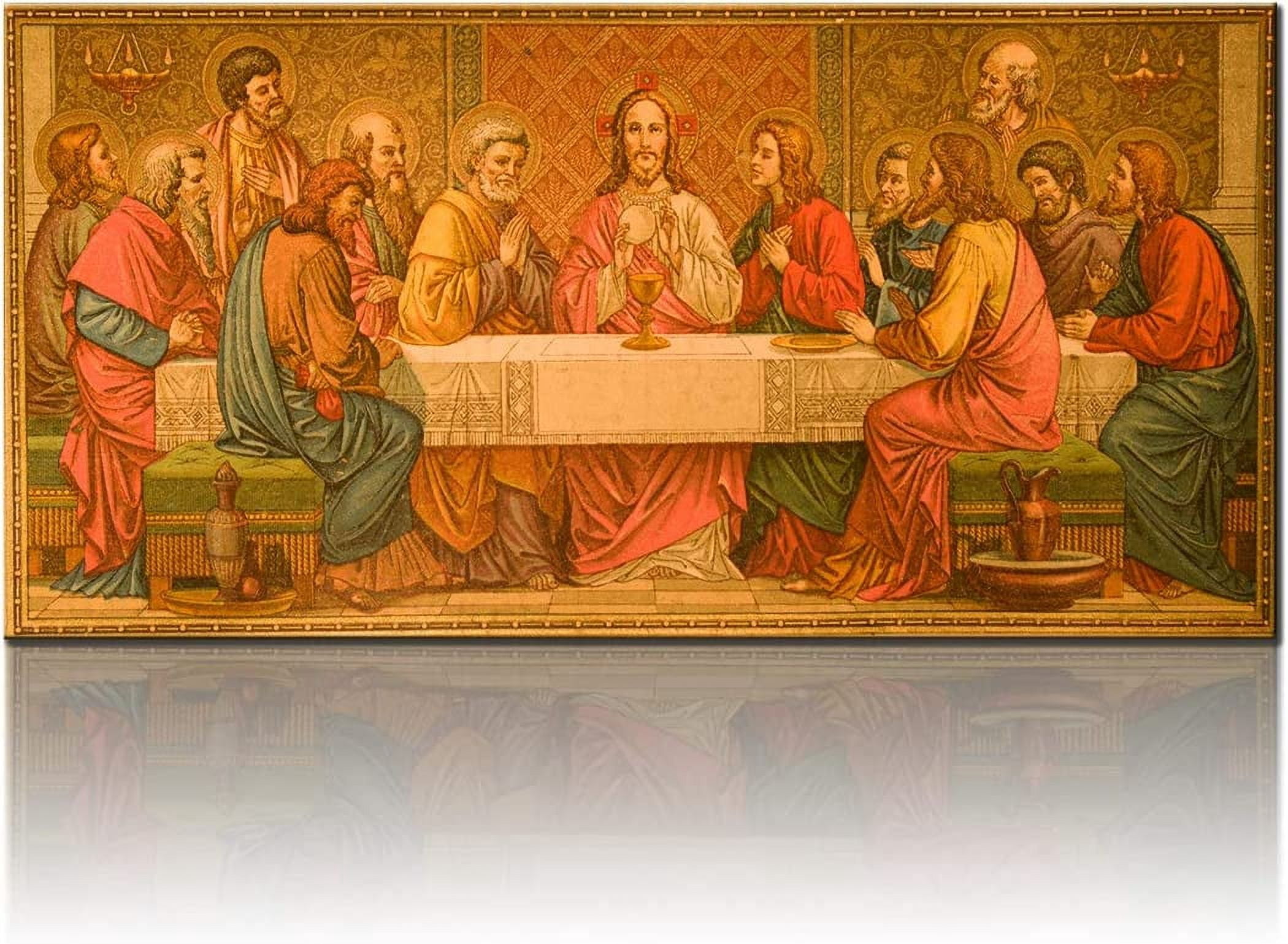 AABERIC Jesus The Last Supper Leonardo da Vinci Classic Art Wall Art ...