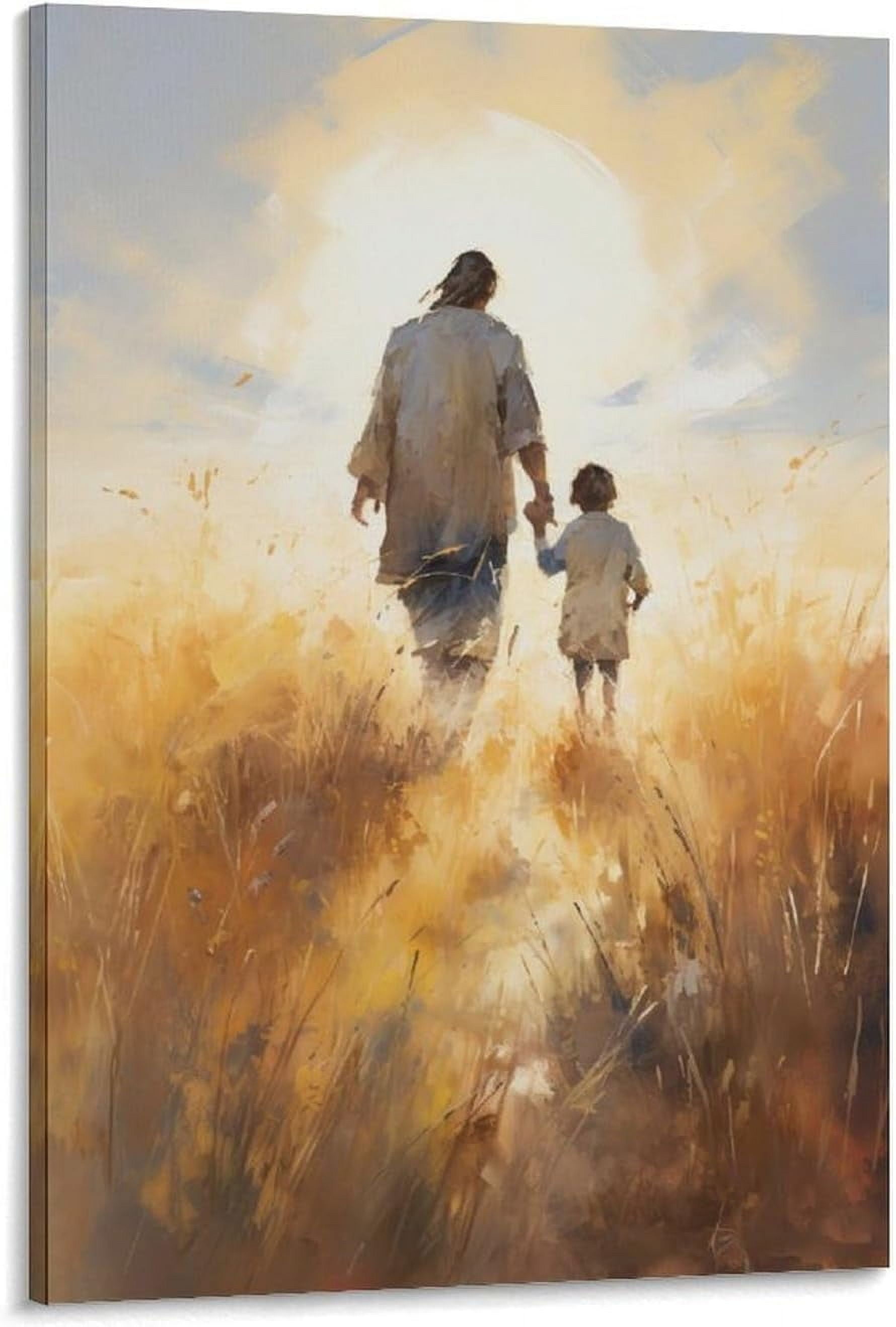 AABERIC Jesus Persecution Wall Art Crown of Thorns Christ Poster God ...