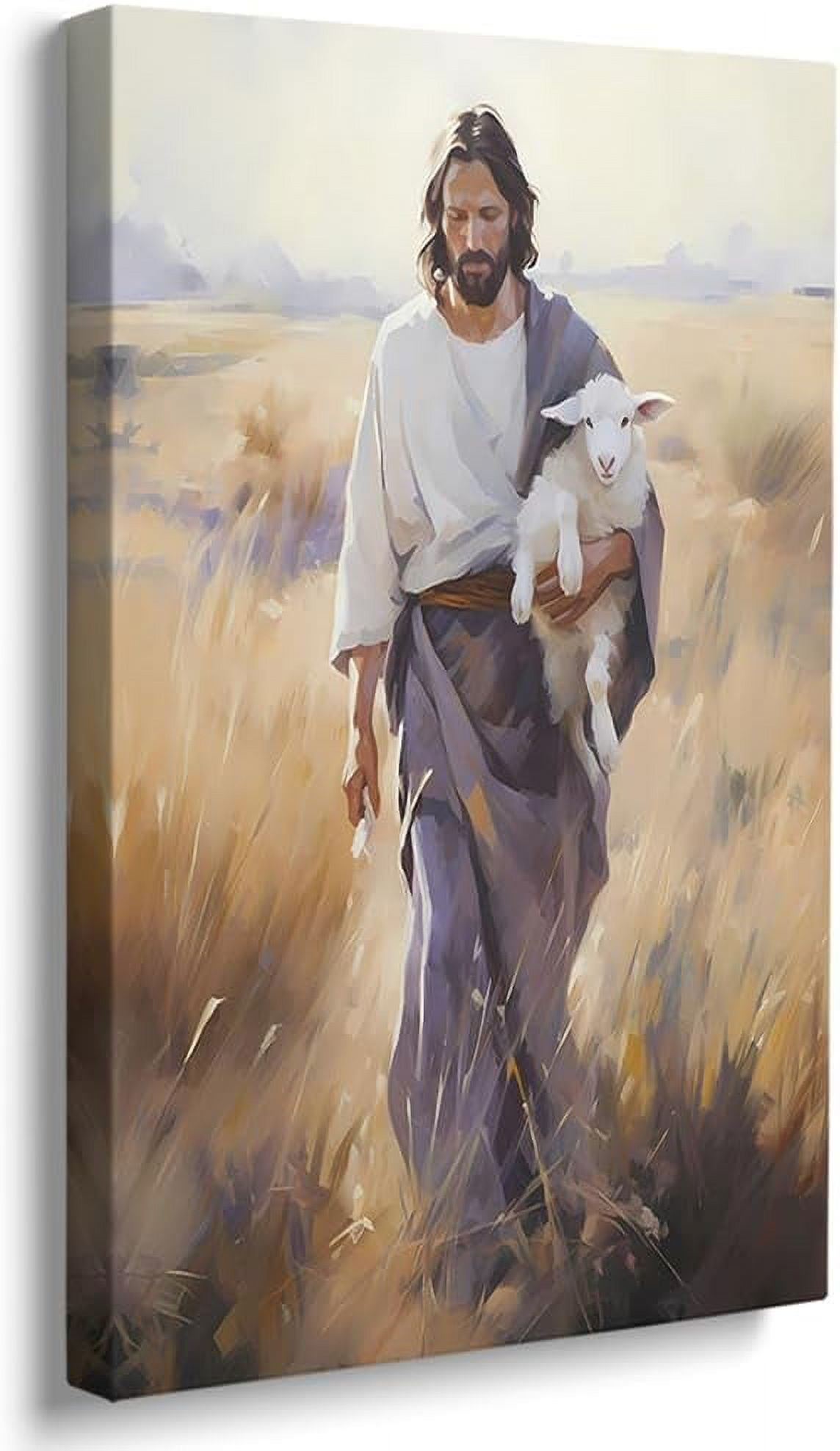 AABERIC Jesus Wall Art Christ & The Good Shepherd Bible Art, Posters ...