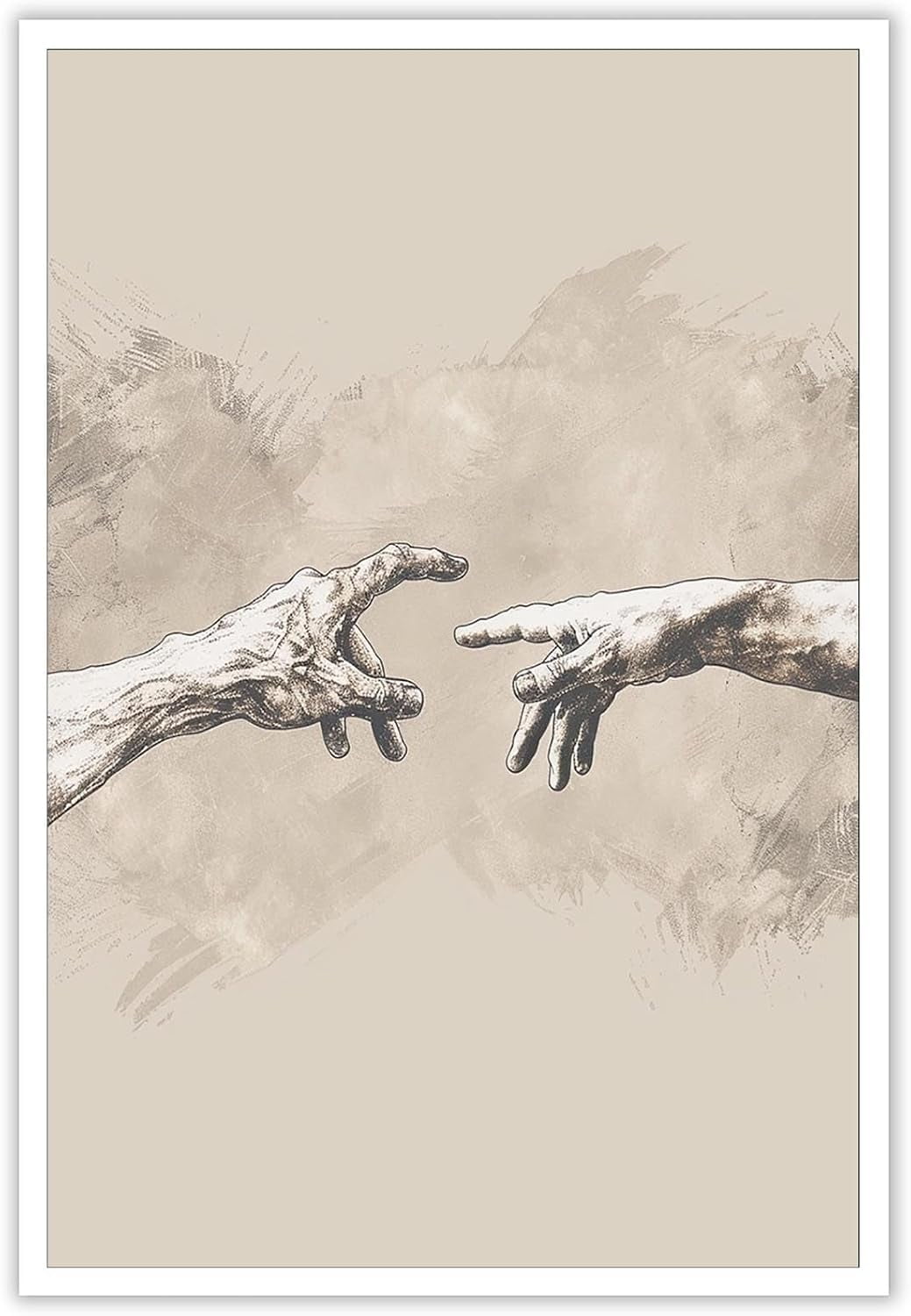 AABERIC Jesus wall art The Hand of God Poster Jesus Christ Religion ...