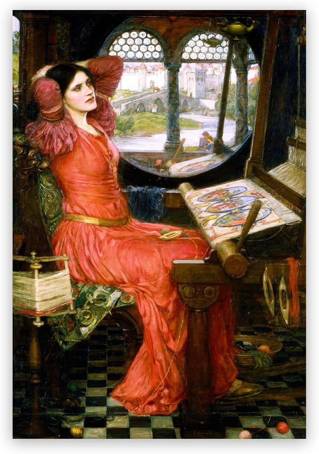 AABERIC John William Waterhouse Wall Art - Sick of Shadows Lady of ...