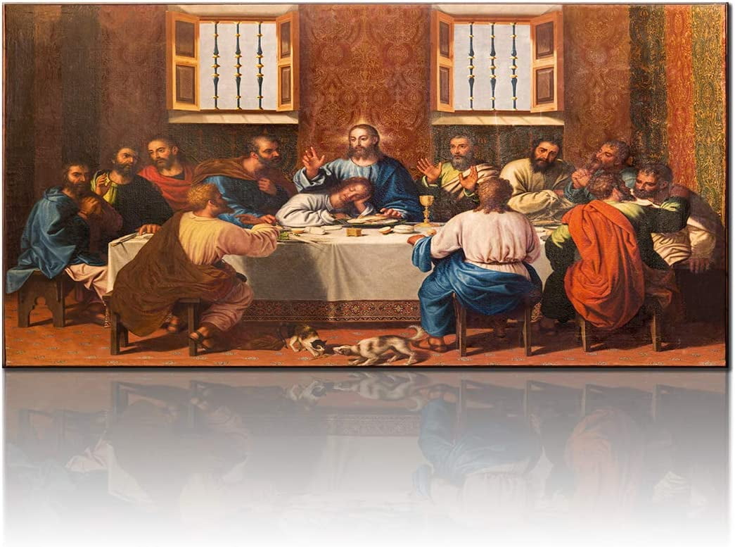 AABERIC Last Supper Wall Decor Art Work for Home Walls Pictures Jesus ...