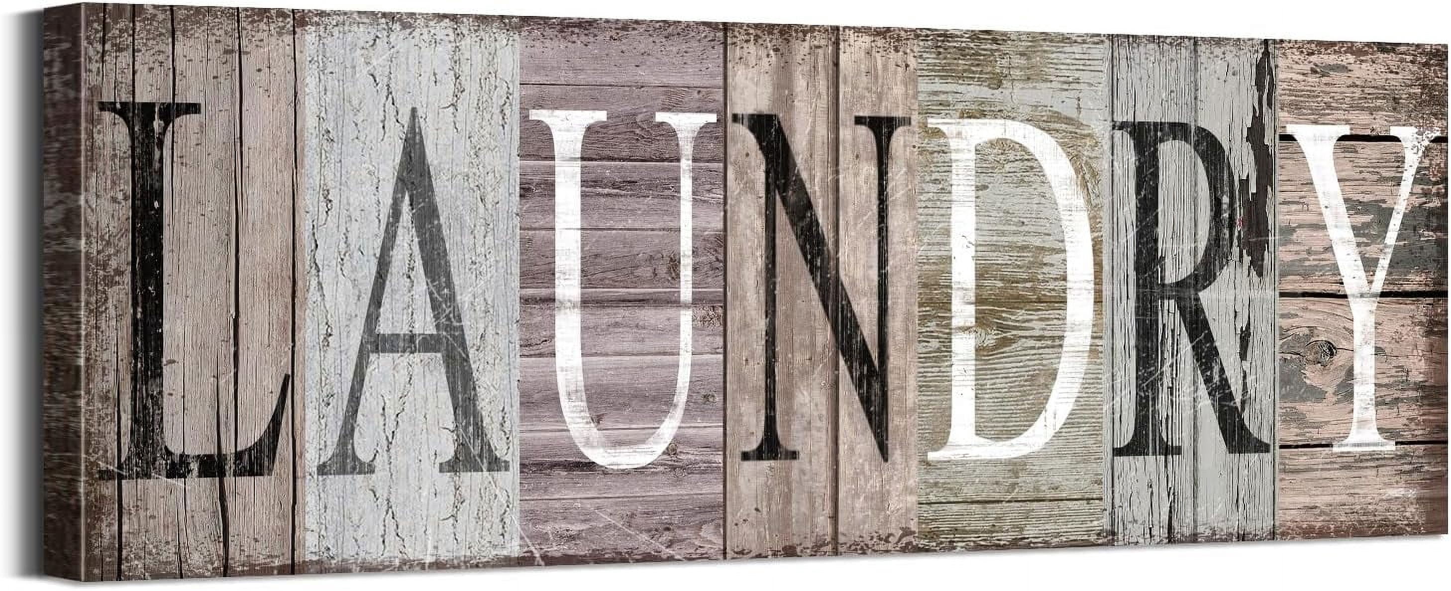 AABERIC Laundry Decor Country Wall Decor Laundry Posters Decor ...