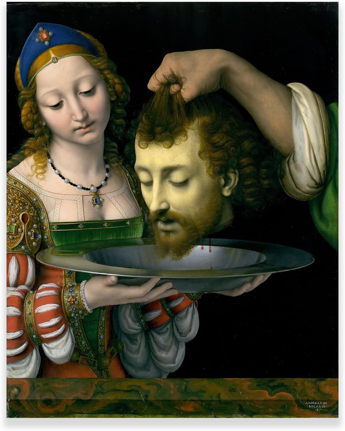 AABERIC Leonardo Da Vinci Wall Art - Salome & Saint John Baptist Print ...