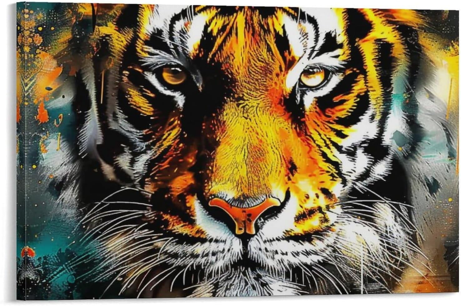 AABERIC Majestic Tiger Art Animal Aesthetic Poster Canvas Wall Art ...