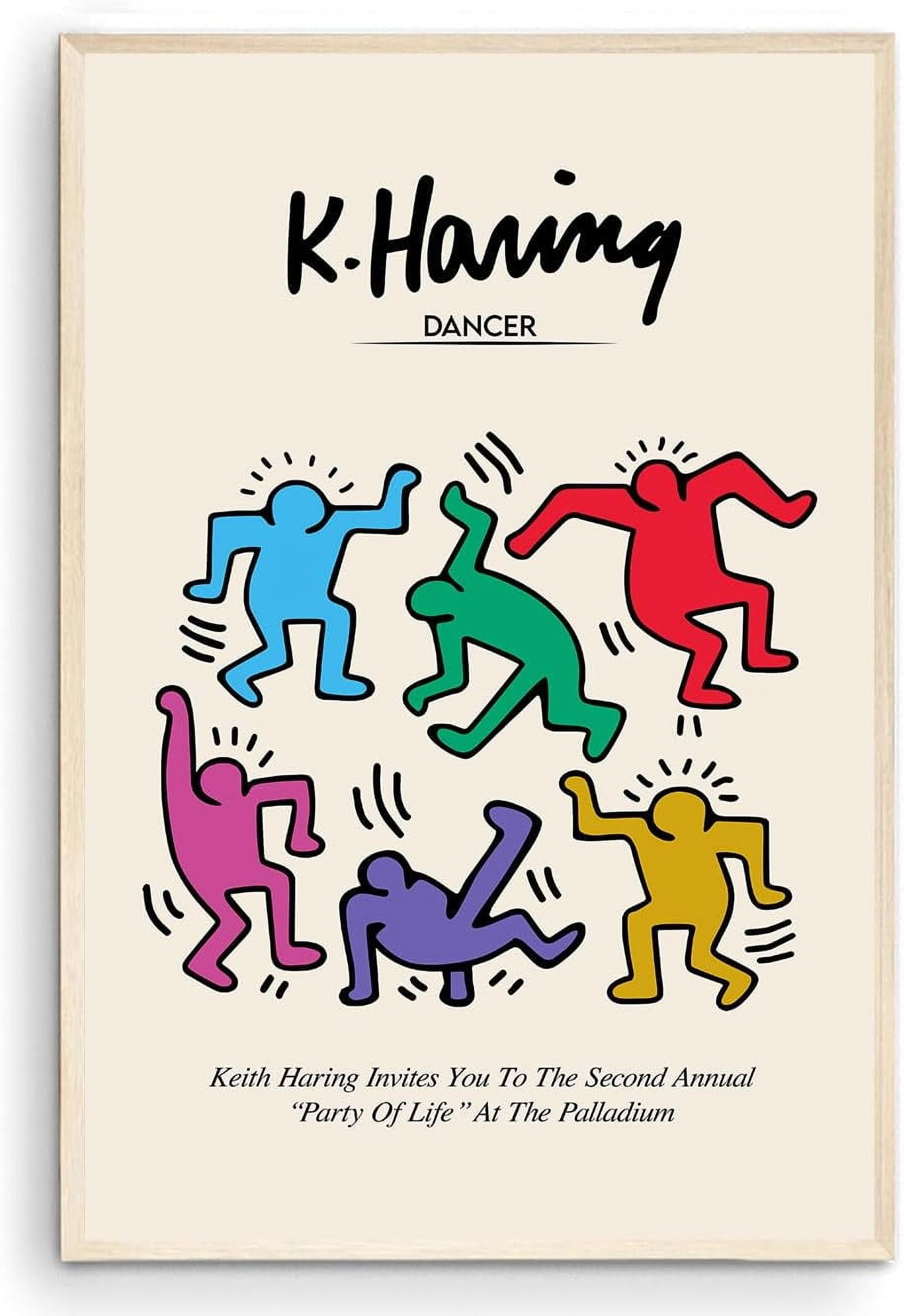 AABERIC Man Carrying The Sun, Exhibition Poster, Man Holding Sun ...