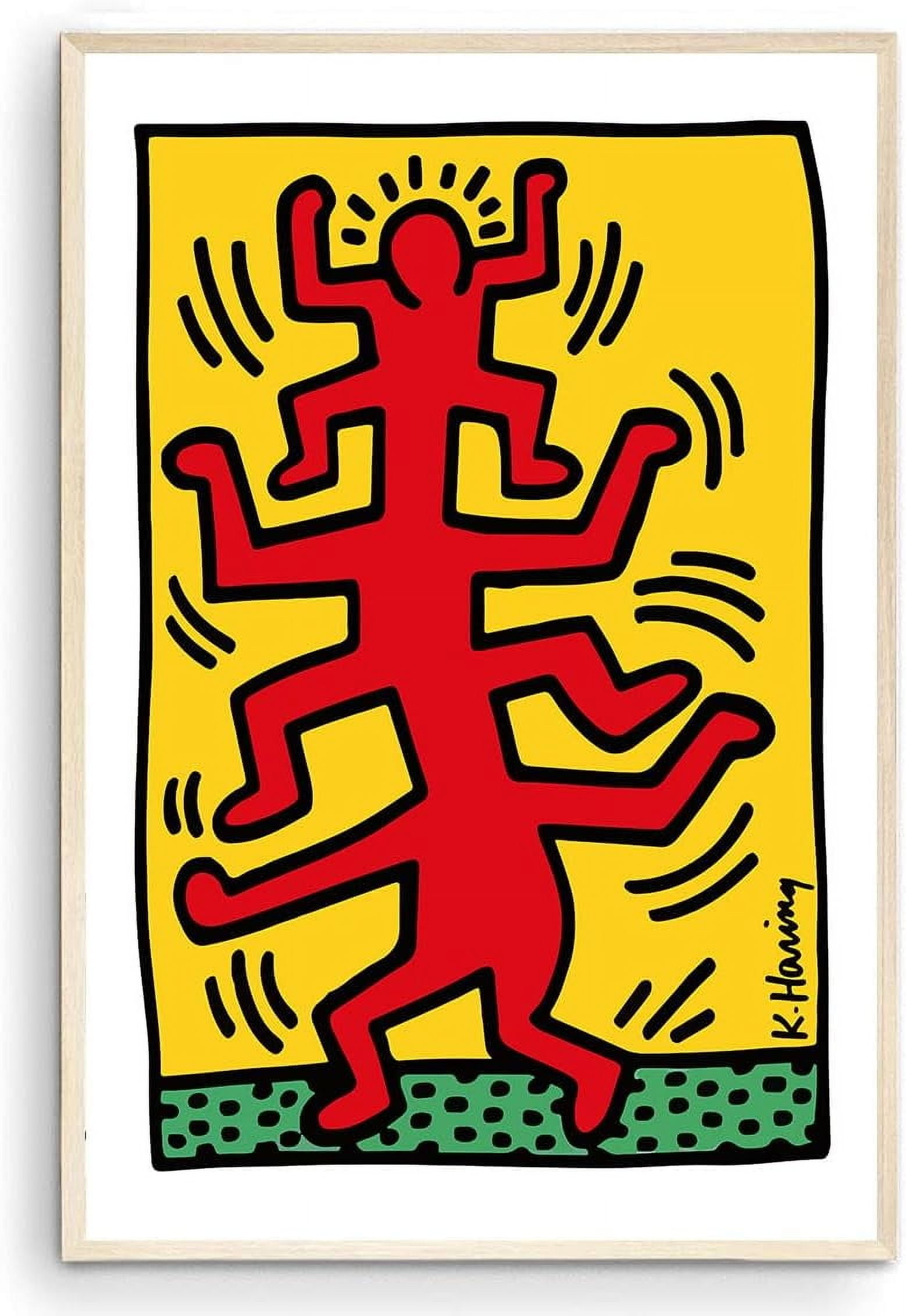 AABERIC Man Carrying The Sun, Exhibition Poster, Man Holding Sun ...