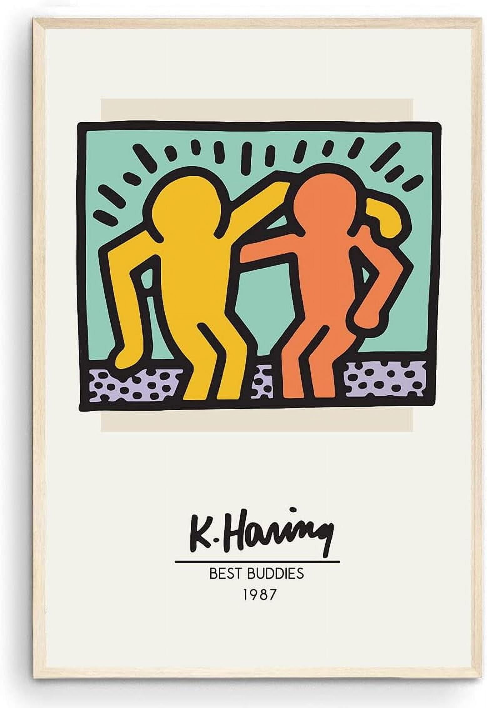 AABERIC Man Carrying The Sun, Exhibition Poster, Man Holding Sun ...