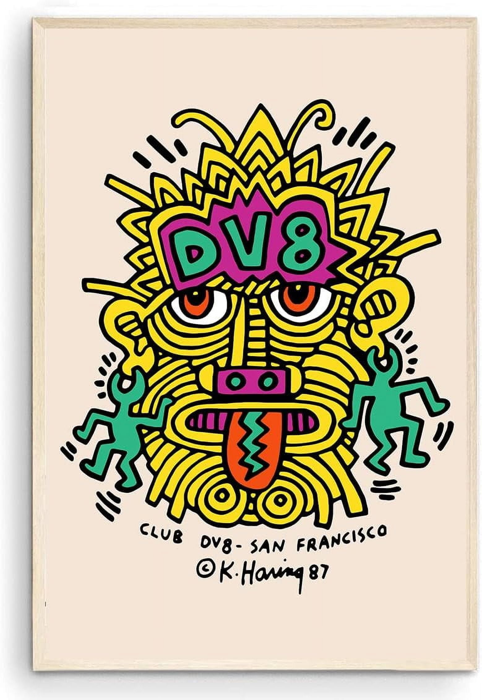 AABERIC Man Carrying The Sun, Exhibition Poster, Man Holding Sun ...