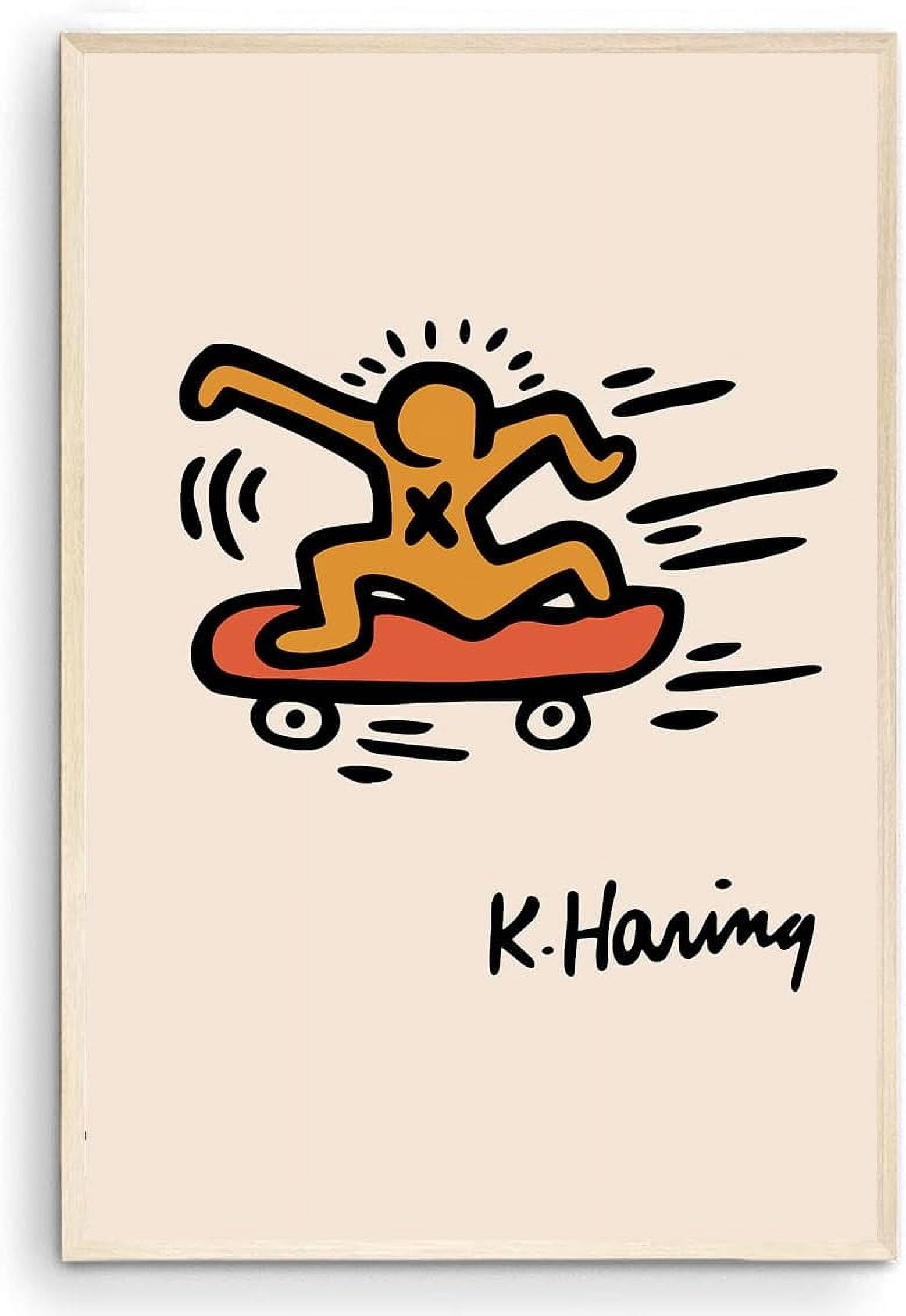 AABERIC Man Carrying The Sun, Exhibition Poster, Man Holding Sun ...