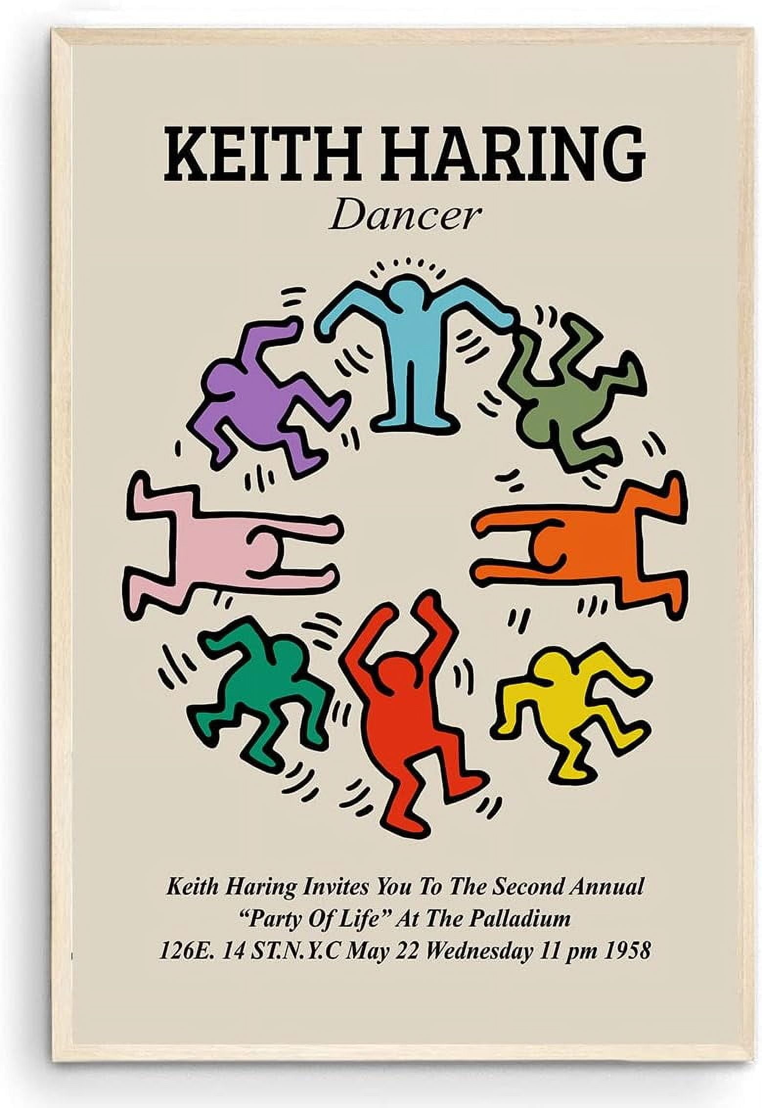 AABERIC Man Carrying The Sun, Exhibition Poster, Man Holding Sun ...