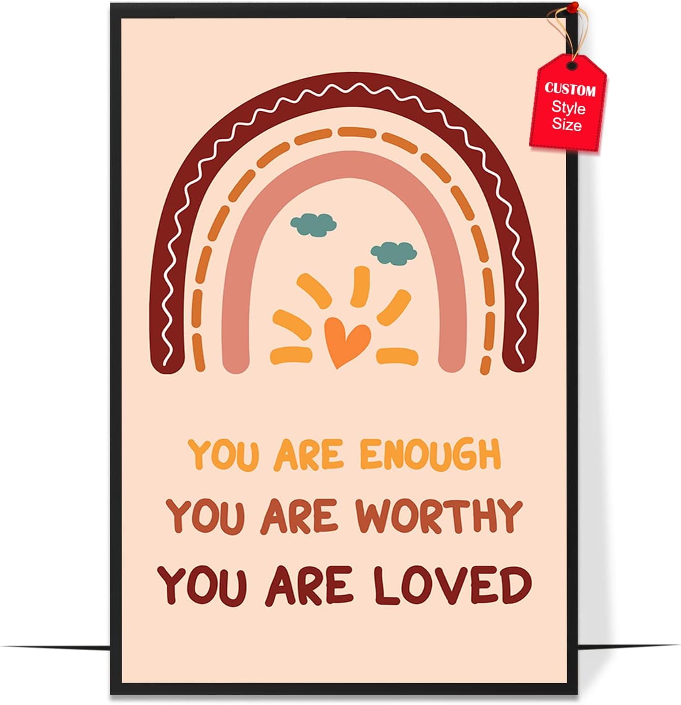 AABERIC Mental Health Poster, Boho Therapy Tools Educational Supplies ...