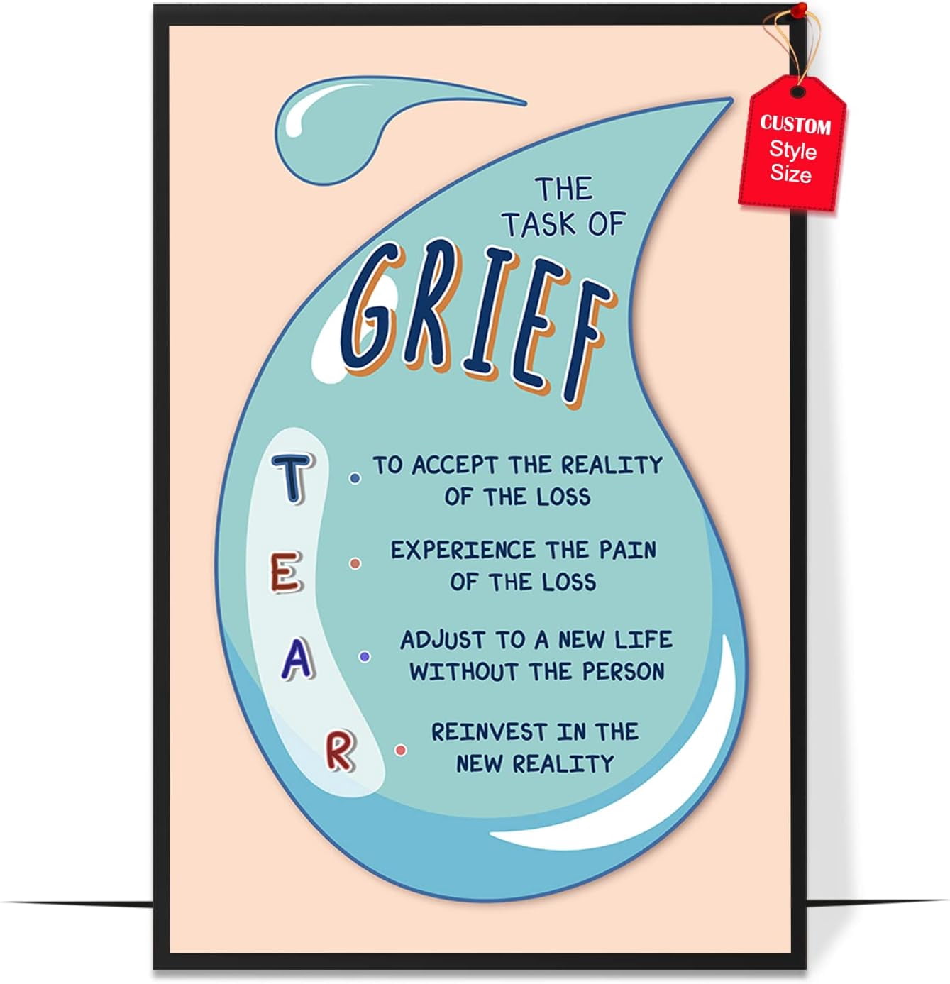AABERIC Mental Health Poster, Boho Therapy Tools Educational Supplies ...
