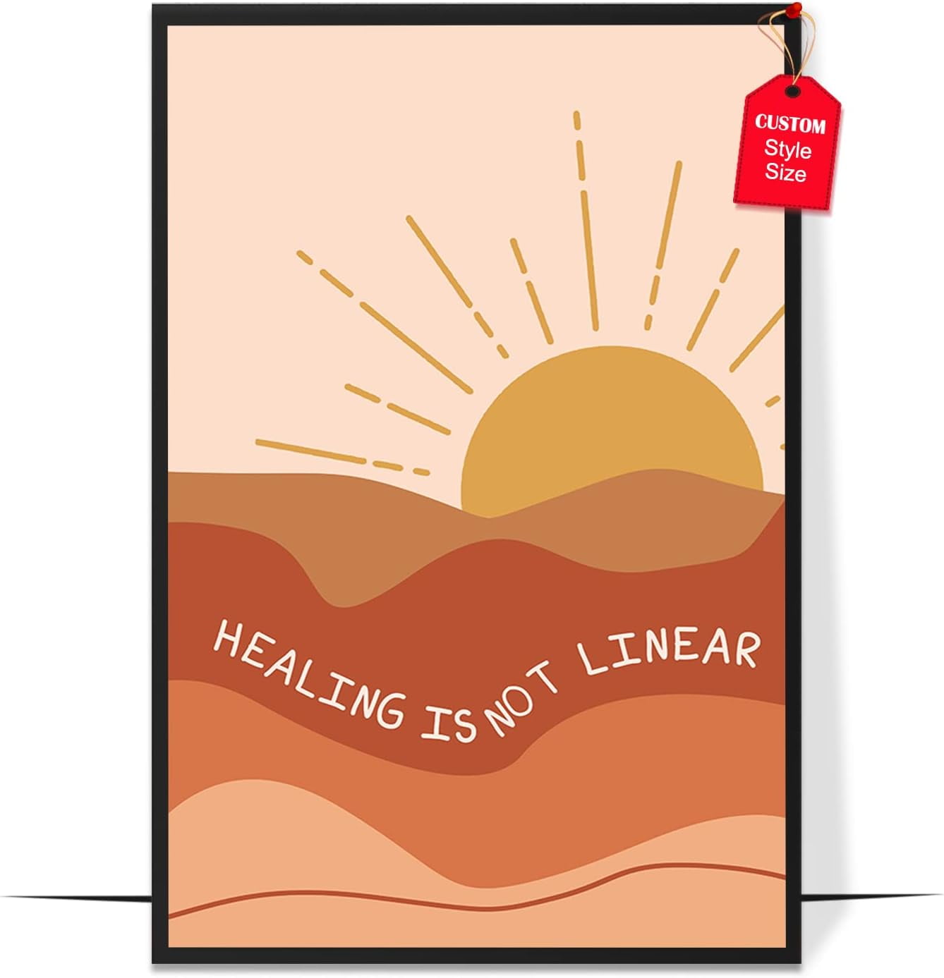 AABERIC Mental Health Poster, Boho Therapy Tools Educational Supplies ...