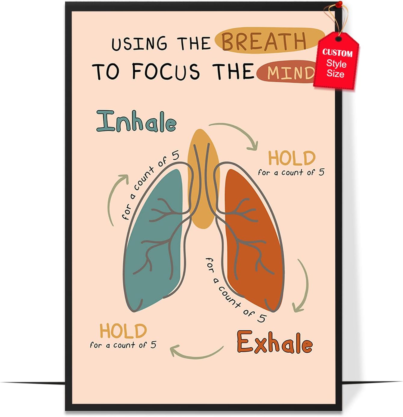 AABERIC Mental Health Poster, Boho Therapy Tools Educational Supplies ...