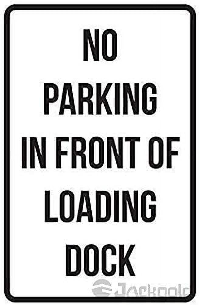 AABERIC Metal Deco Sign 12x8 Inches Garage Yard Fence Sign No Parking ...