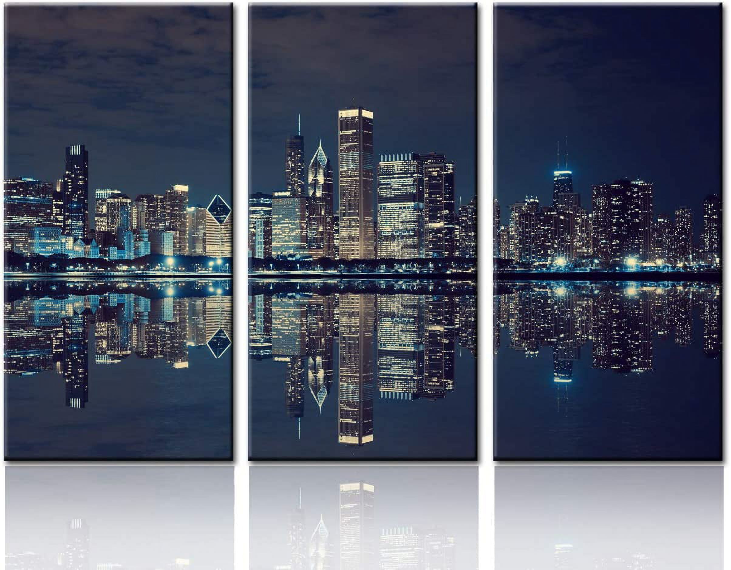 AABERIC Modern Canvas Painting Wall Art Picture Panoramic View of ...