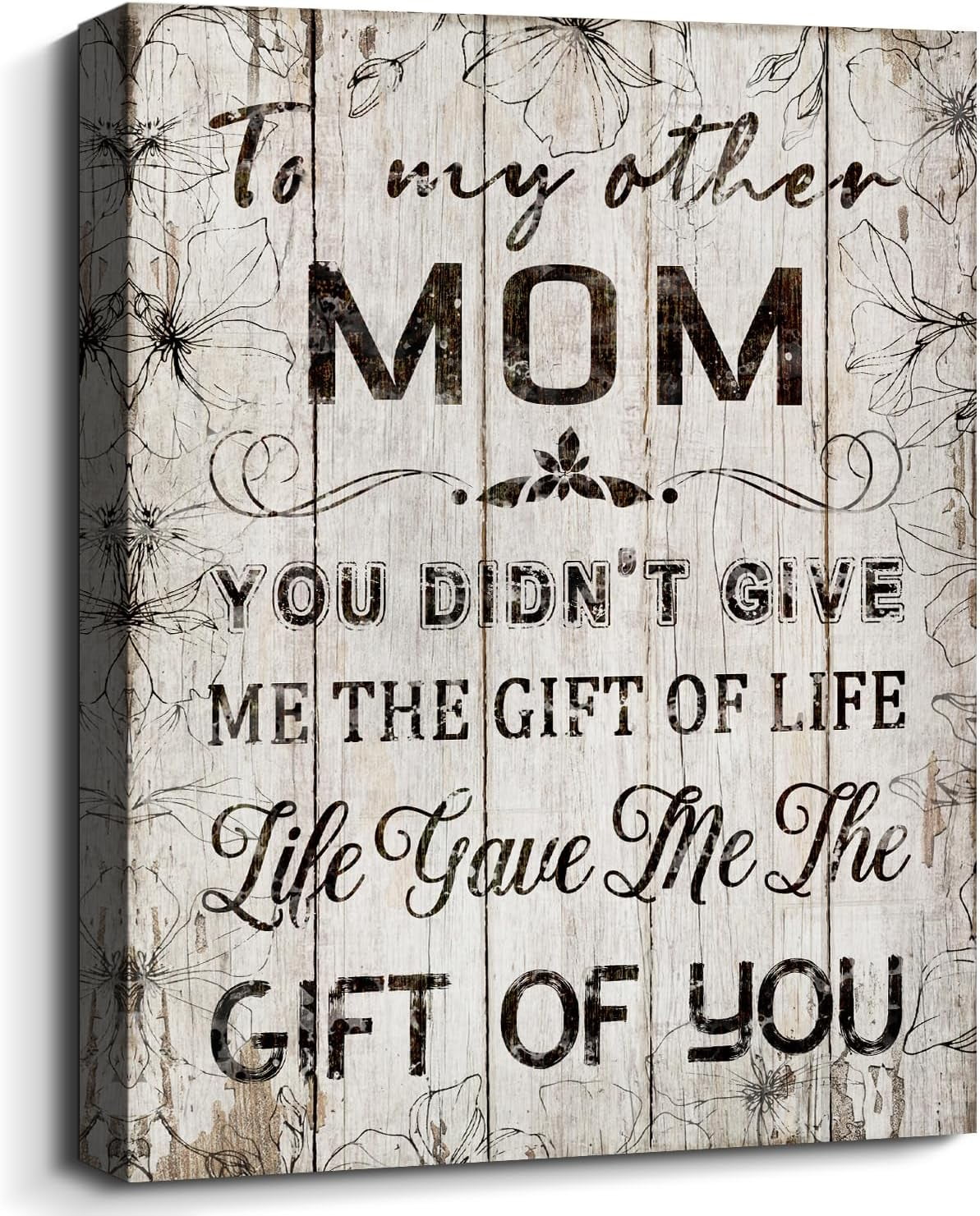 AABERIC To My Other Mom You Didn't Give Me The Gift Of You Wooden ...