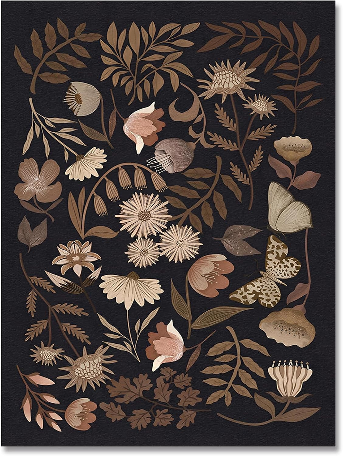 AABERIC Monet Canvas Wall Art Garden Poster Claude Famous Art Prints ...