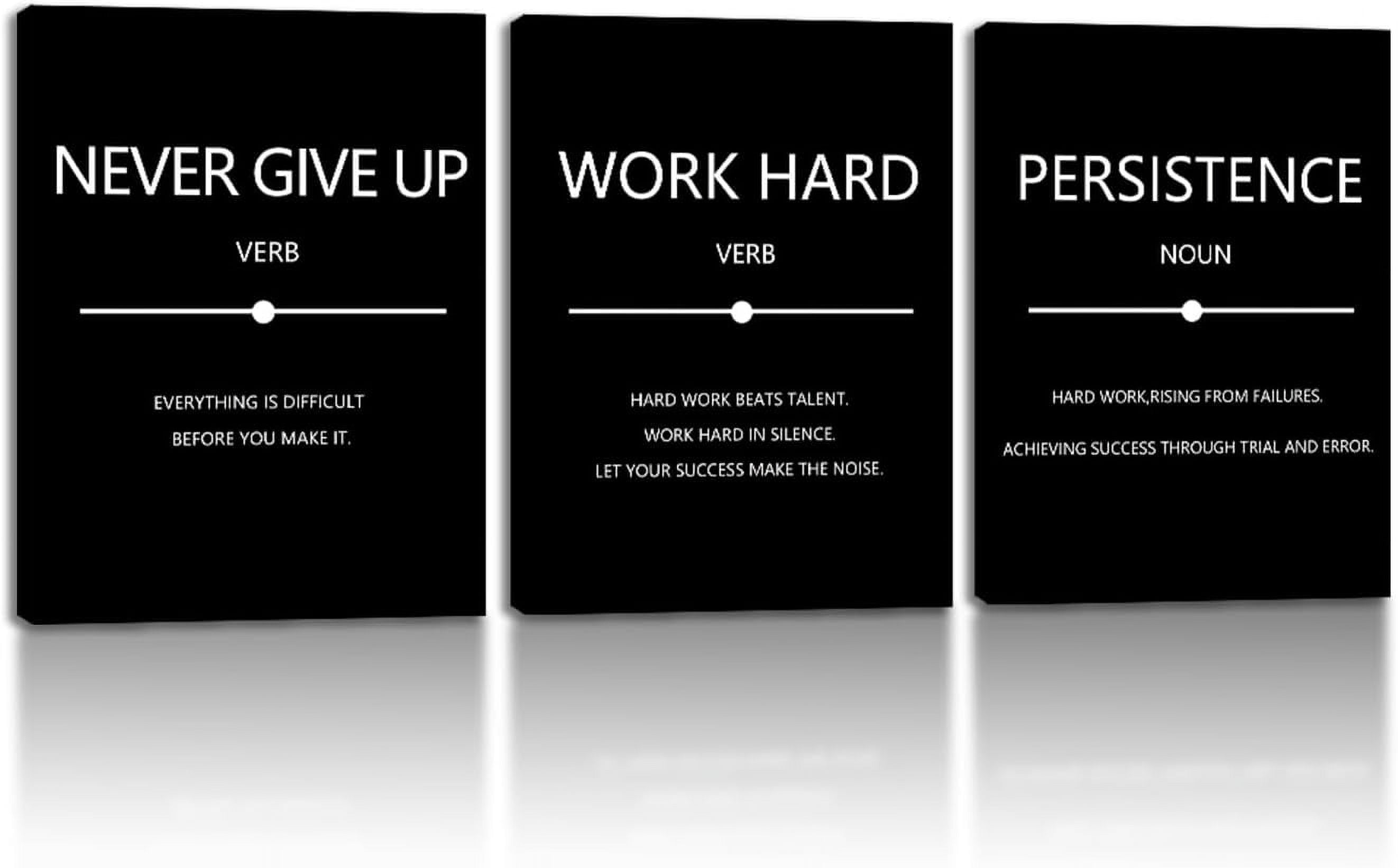 AABERIC Motivational Canvas Poster Prints 3 Pieces Entrepreneur ...