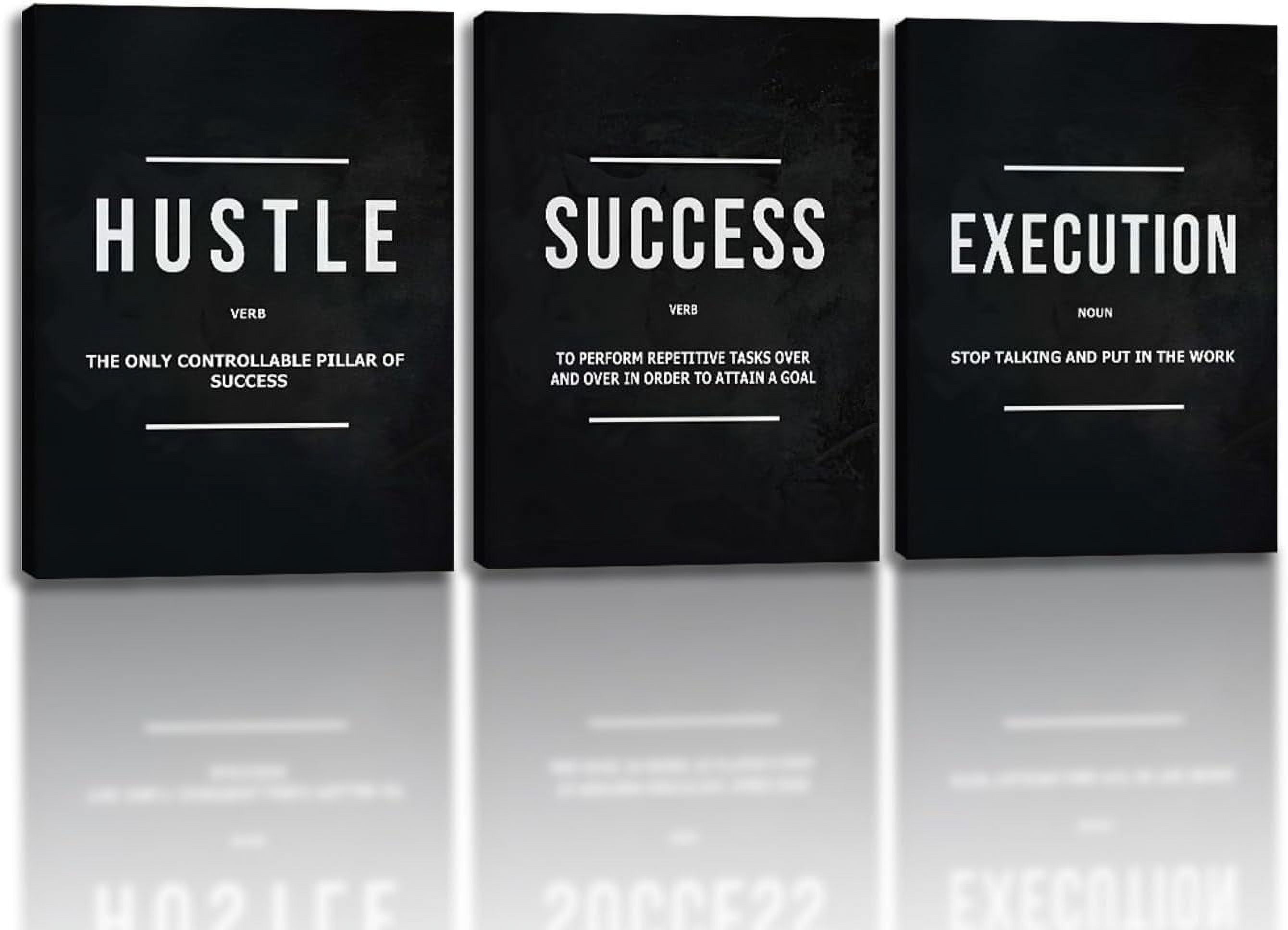 AABERIC Motivational Canvas Wall Art Inspirational Office Decor Wall ...