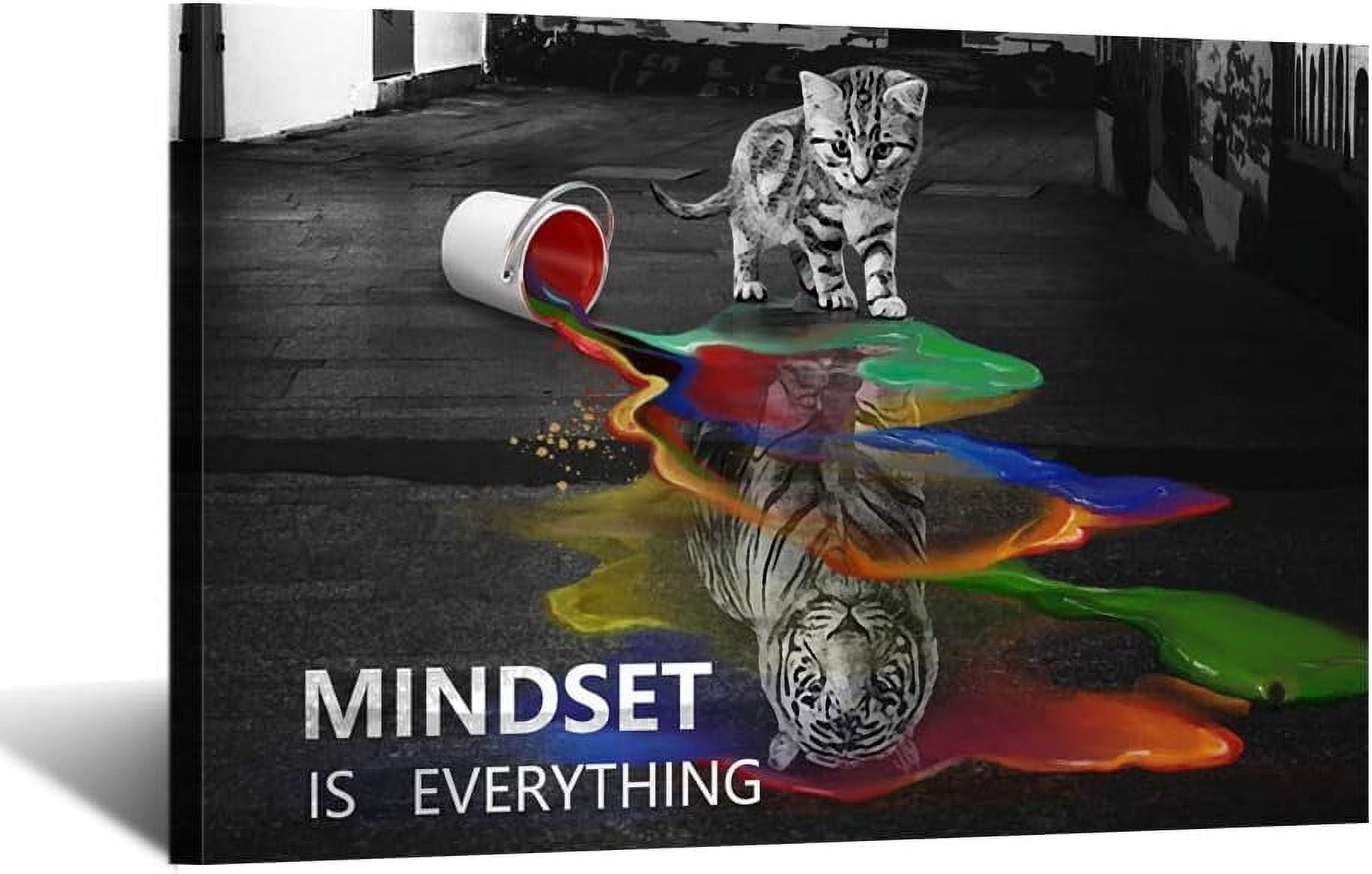 AABERIC Motivational Posters Canvas Wall Art Inspirational Prints Cute ...