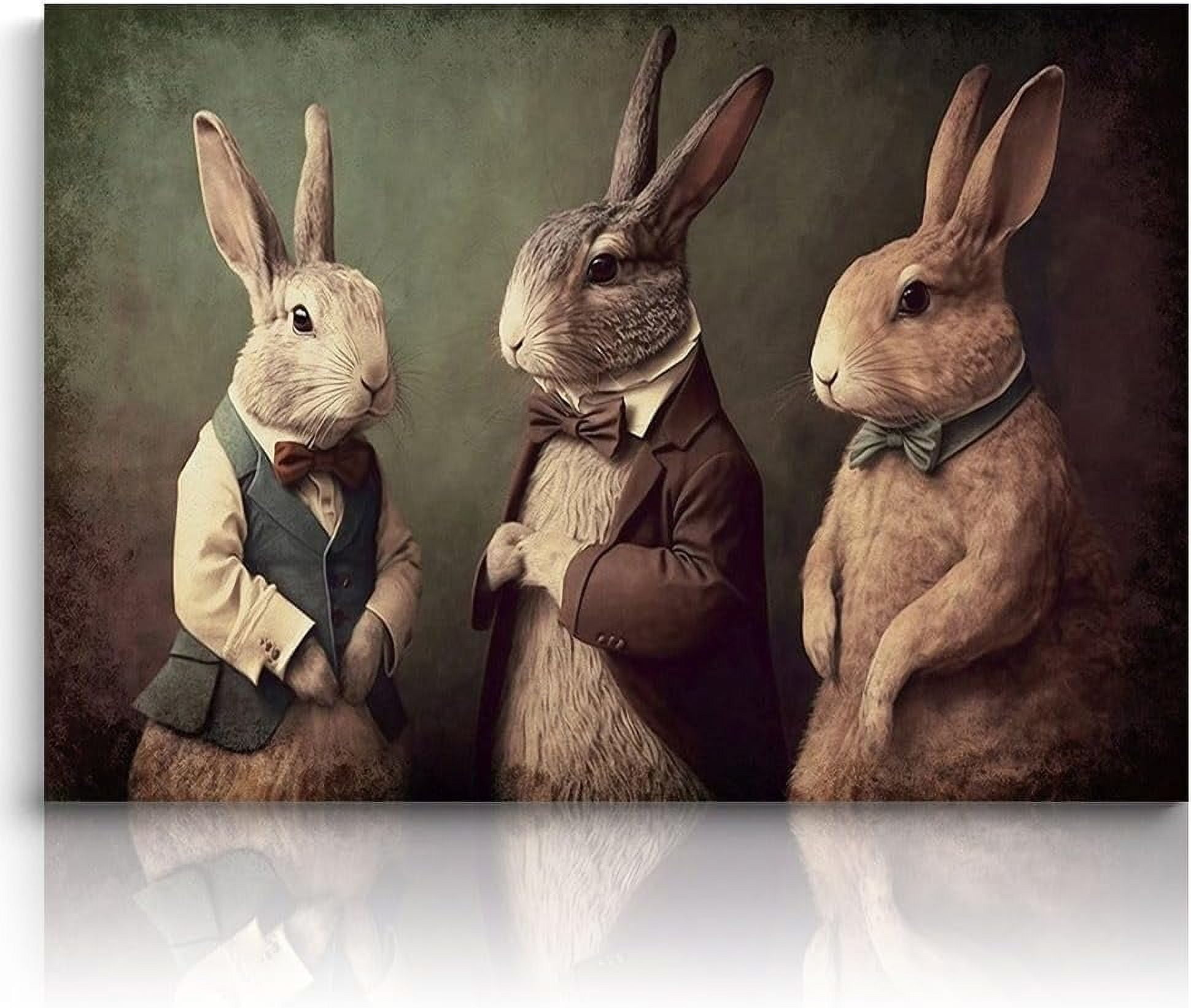 AABERIC Nordic Rustic William Morris Fox Wall Art Cute Fox Print ...