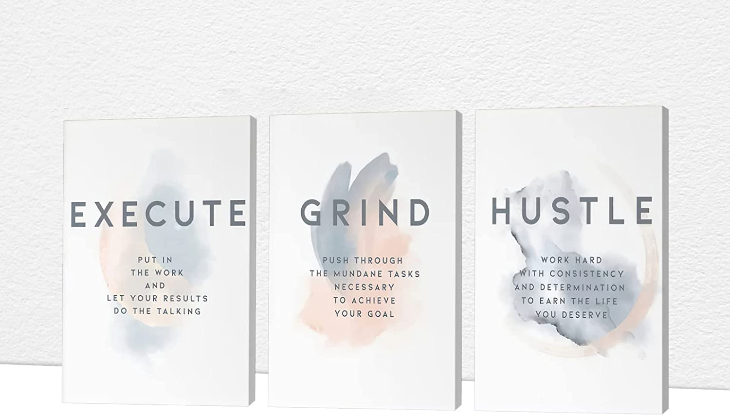 AABERIC Office Wall Art - 3 Panel Motivational Wall Art, Inspirational ...