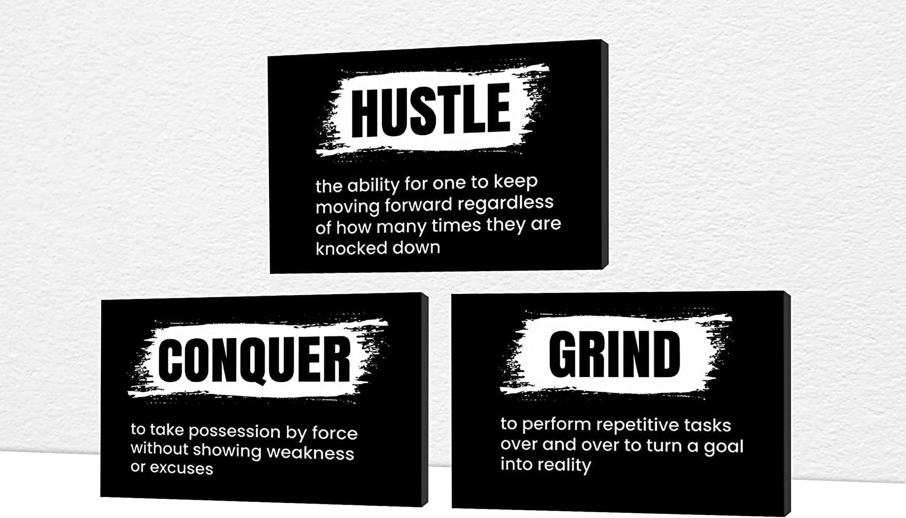 AABERIC Office Wall Art - 3 Panel Motivational Wall Art, Inspirational ...