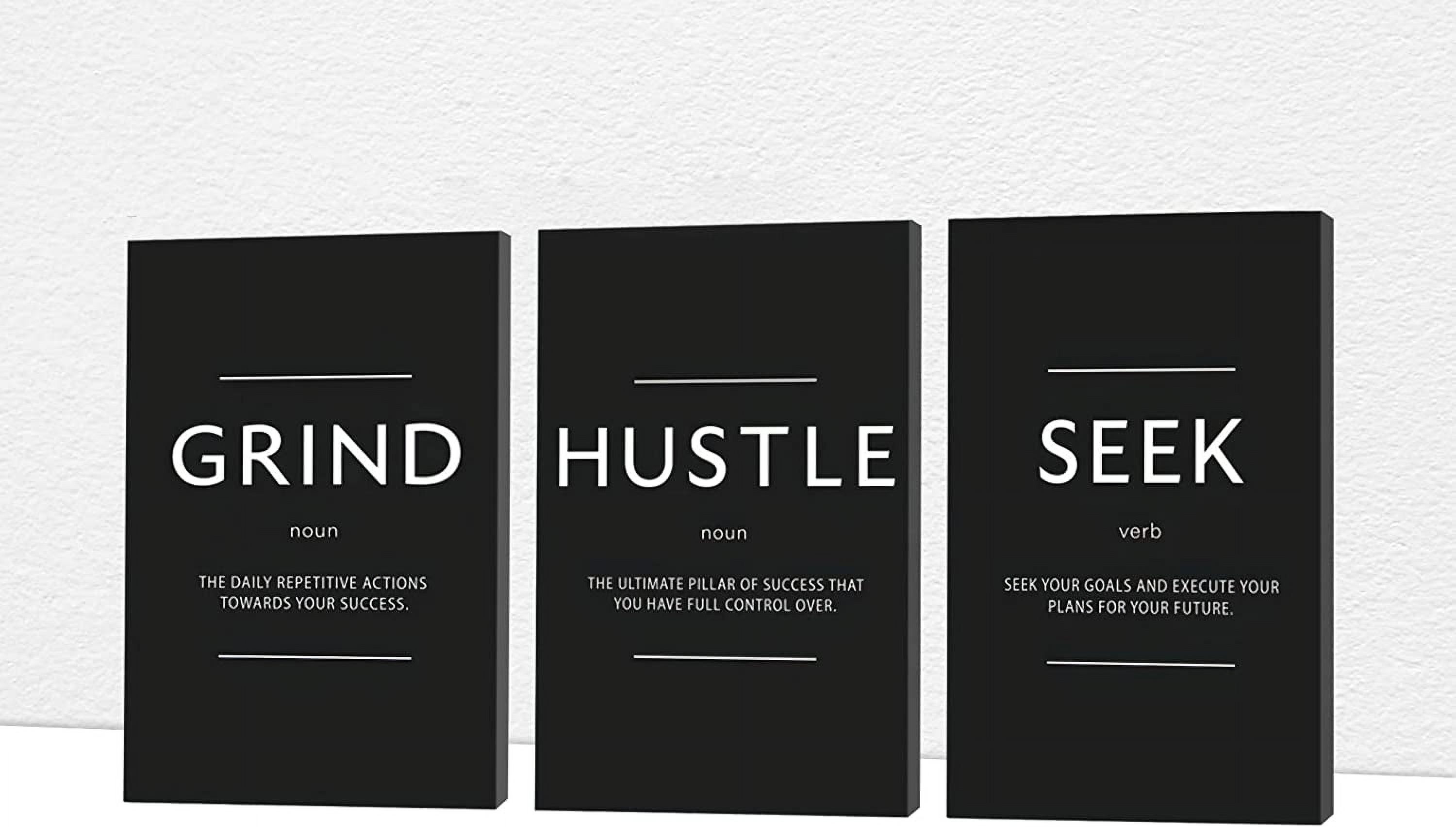 AABERIC Office Wall Art - 3 Panel Motivational Wall Art, Inspirational ...