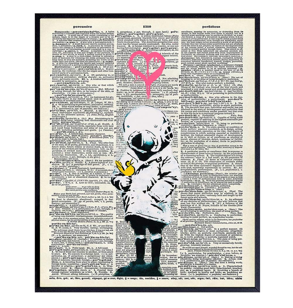 AABERIC Original Scuba Girl Dictionary Photo - Wall or Home Decor for ...