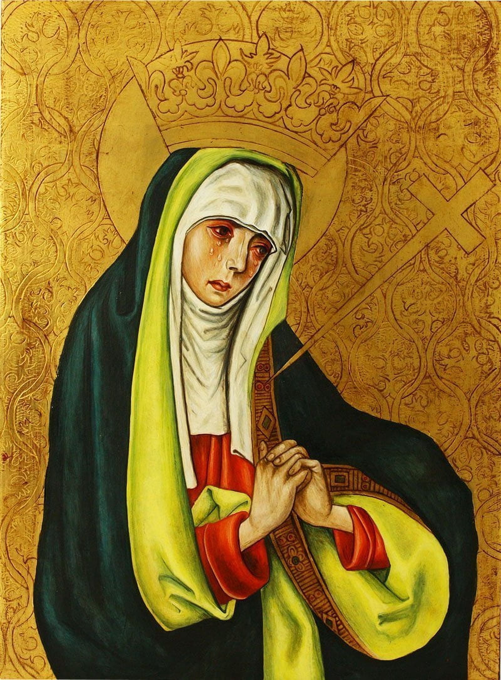 AABERIC Our Lady of Sorrows POSTER print Virgin Mary picture Blessed ...