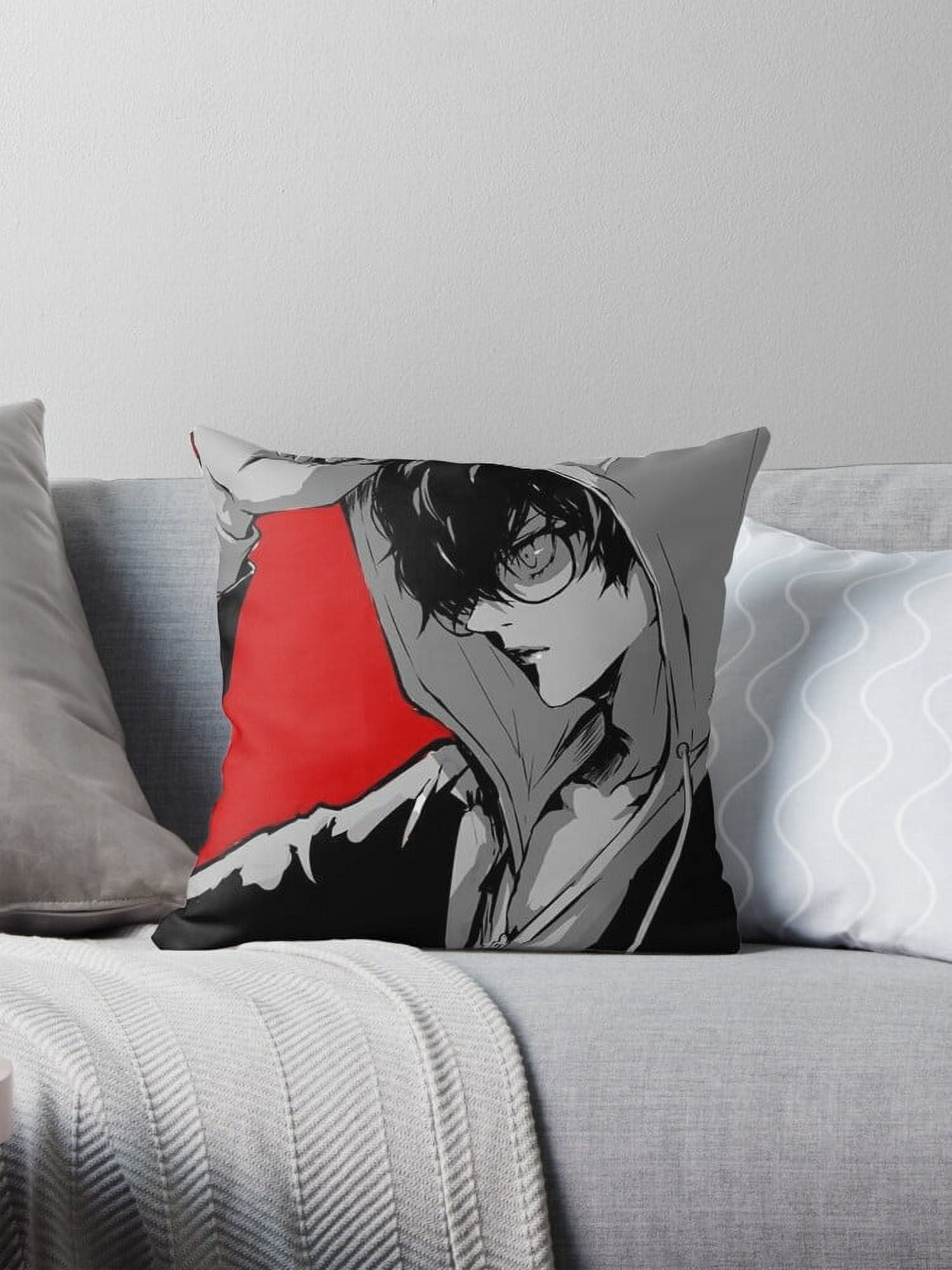 AABERIC Persona 5 - Joker Throw Pillow Covers Cases Cushion Cover Case ...