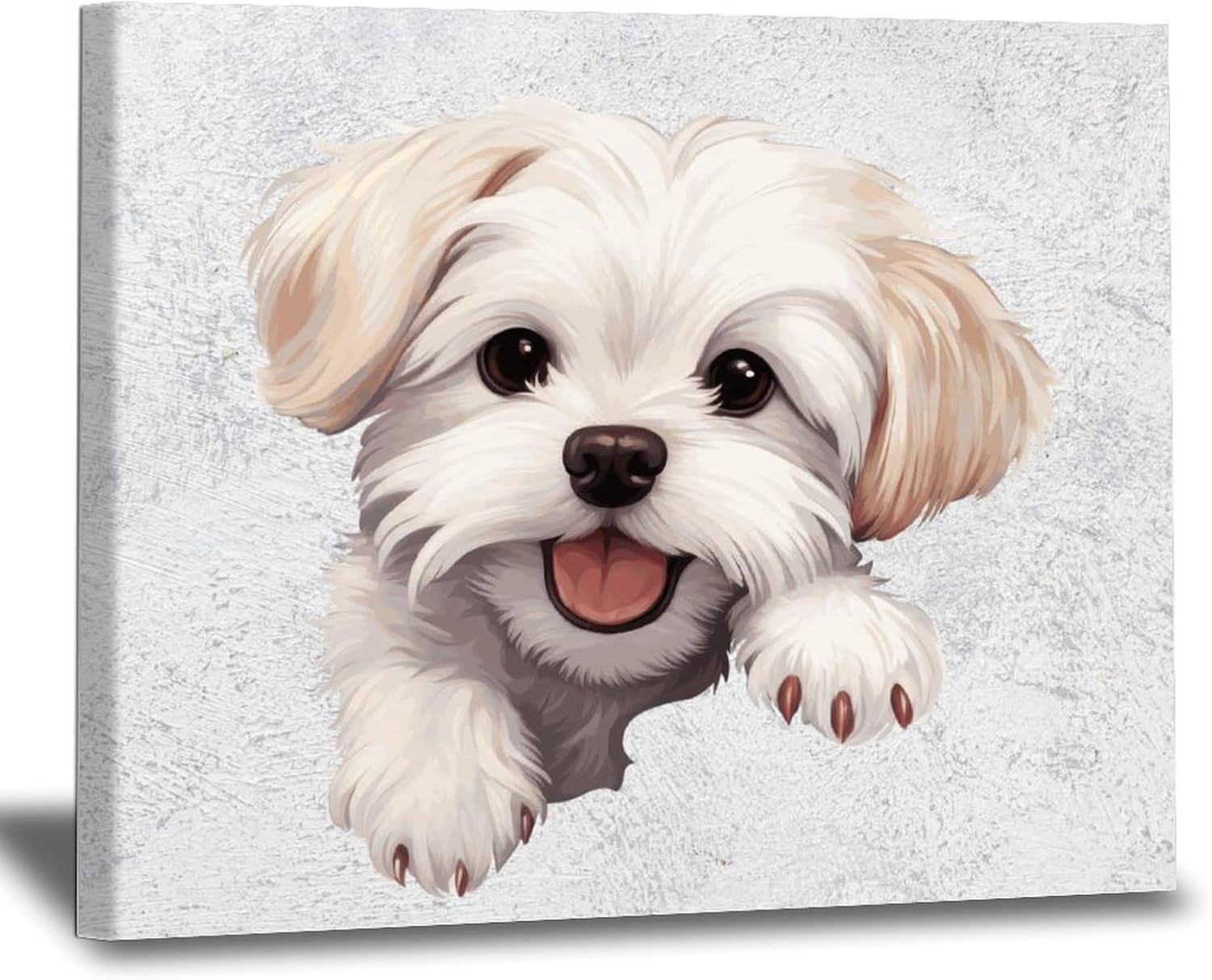 AABERIC Poster Artwork Maltese Posters Canvas Print Wall Art Maltese ...