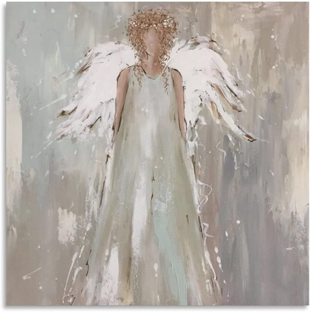AABERIC Posters Angel Guardian Wall Art Room Poster Christmas Gift ...
