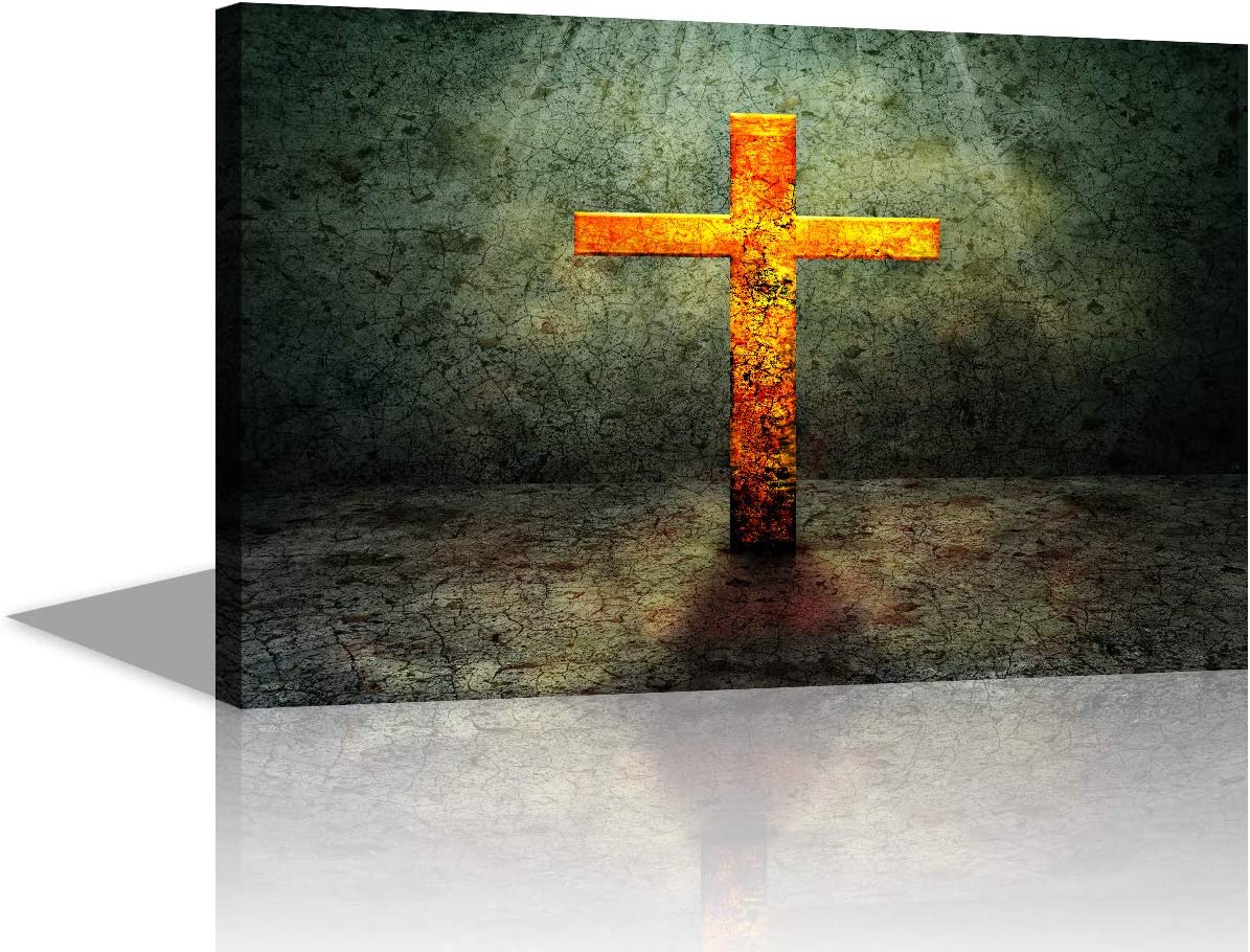 AABERIC Posters Canvas Prints Wall Art Religious Cross Crucifix Shape ...