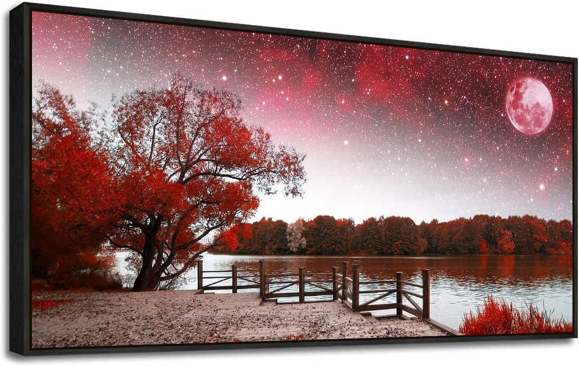 AABERIC Print Artwork Blue Ocean Sea bedroom Wall Art Decor Poster ...