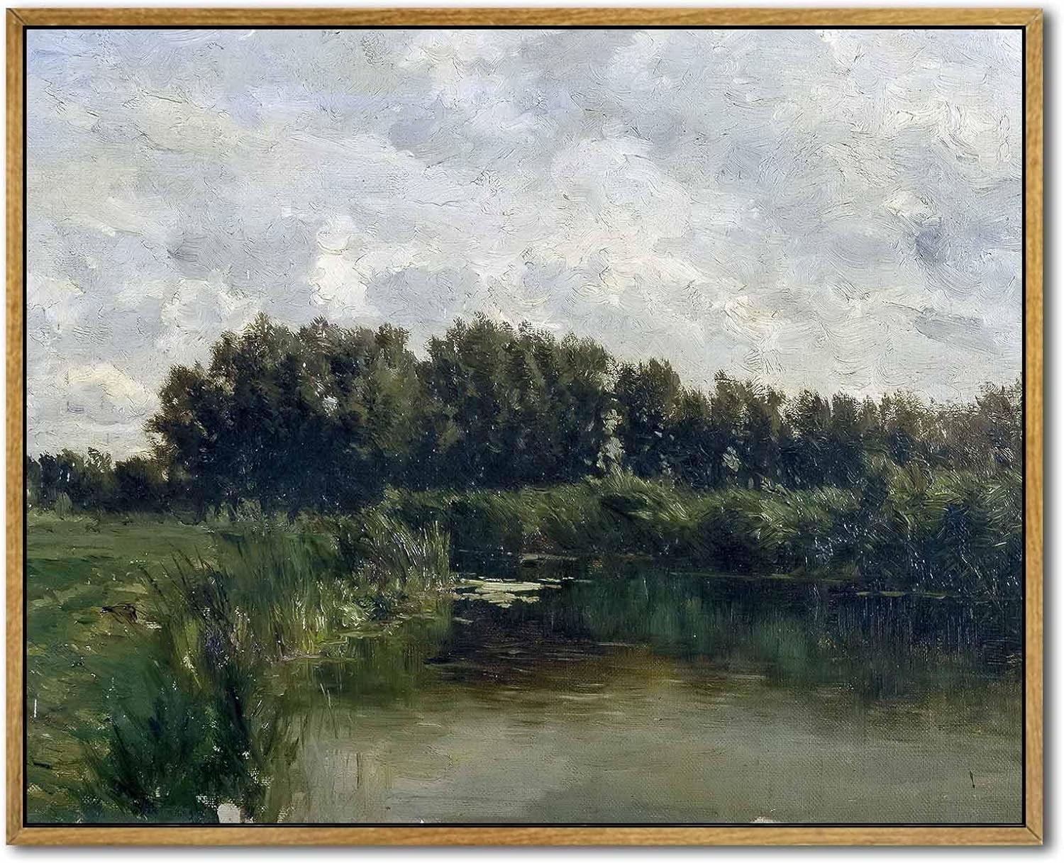 AABERIC Retro Farm Animals Canvas Wall Art Weeds French Farmhouse Print ...