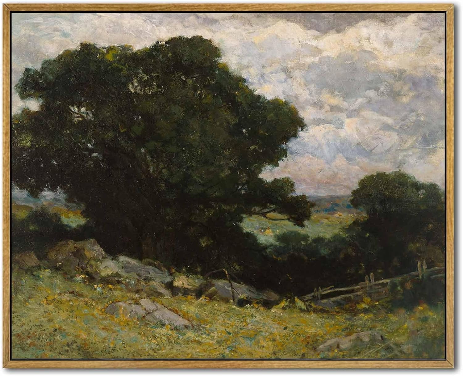 AABERIC Retro Farm Animals Canvas Wall Art Weeds French Farmhouse Print ...