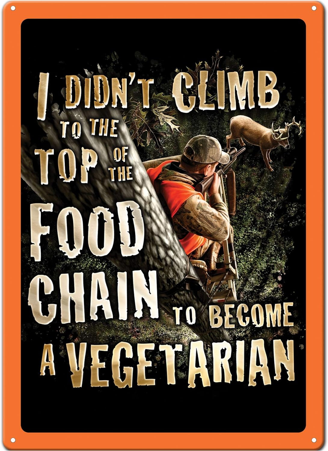 AABERIC Retro Metal Tin Sign, 17" x 12" Weatherproof Metal Wall Art for ...