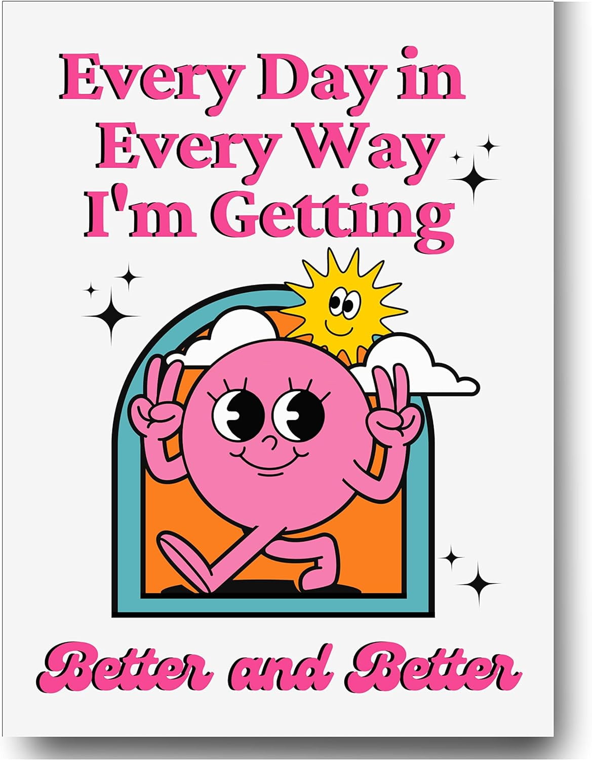 AABERIC Retro Poster Wall Art Print inspirational Wall Decor ...