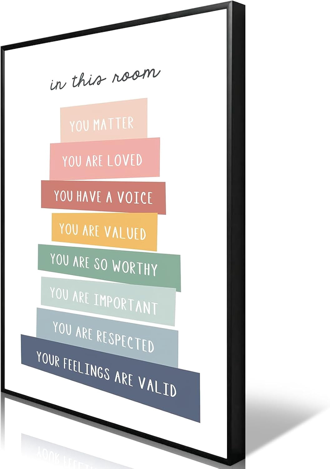 AABERIC This Room You Matter You Are Loved Poster,Classroom Wall Art ...