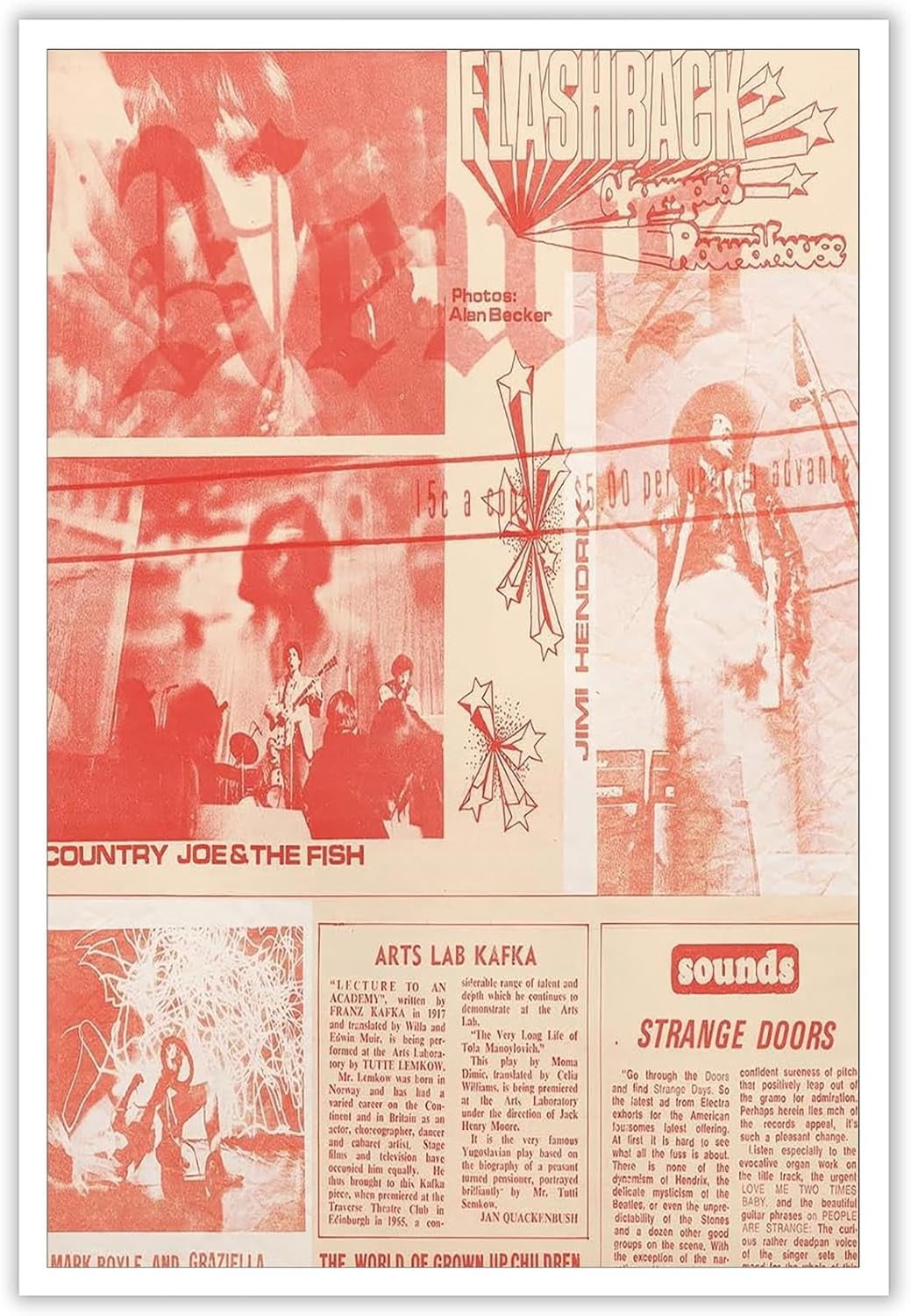 AABERIC Don'T Rush Me Altered Art Portrait Wall Poster Eclectic ...