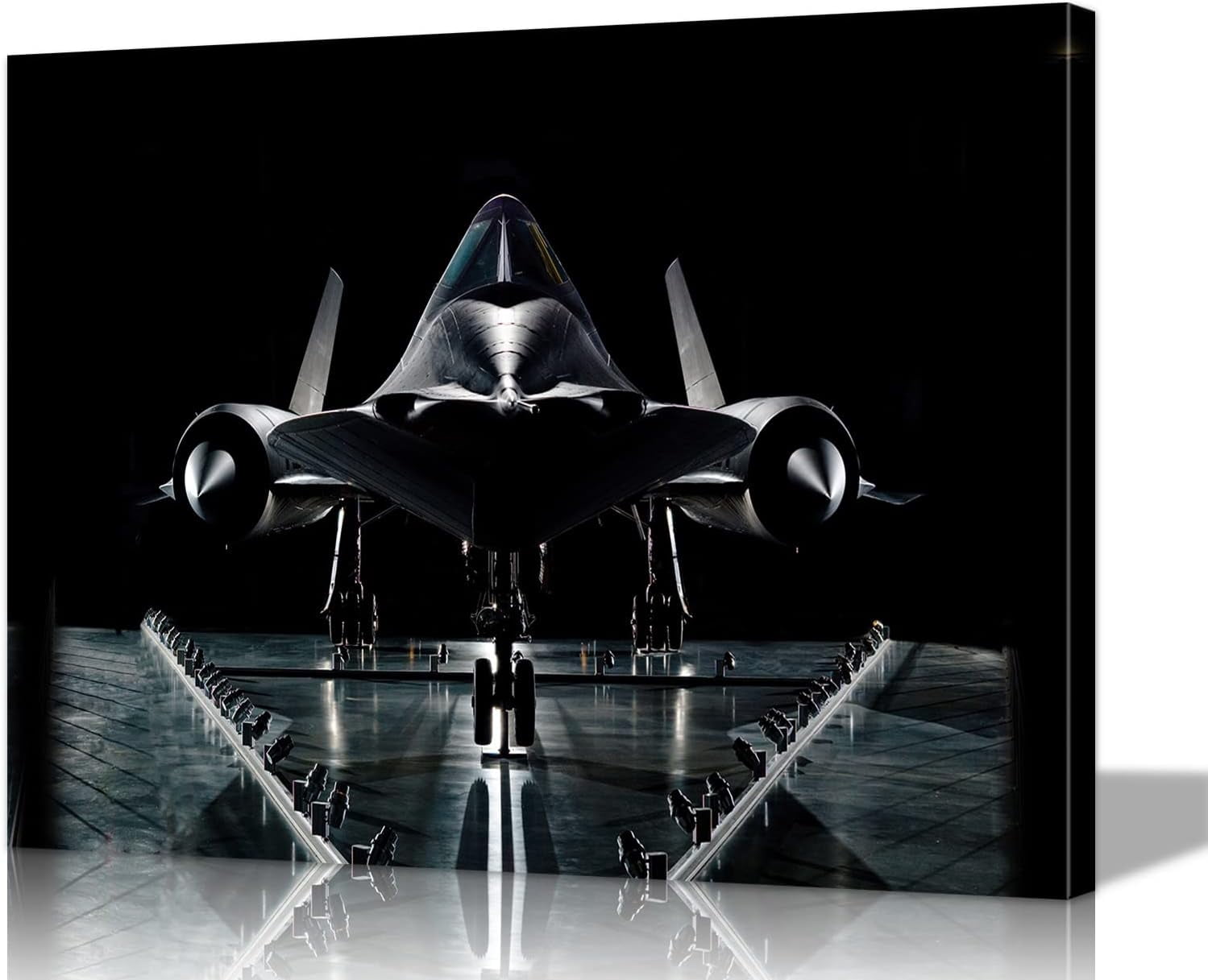 AABERIC SR-71 Blackbird Airplane Wall Art - Military Fighter Jet ...