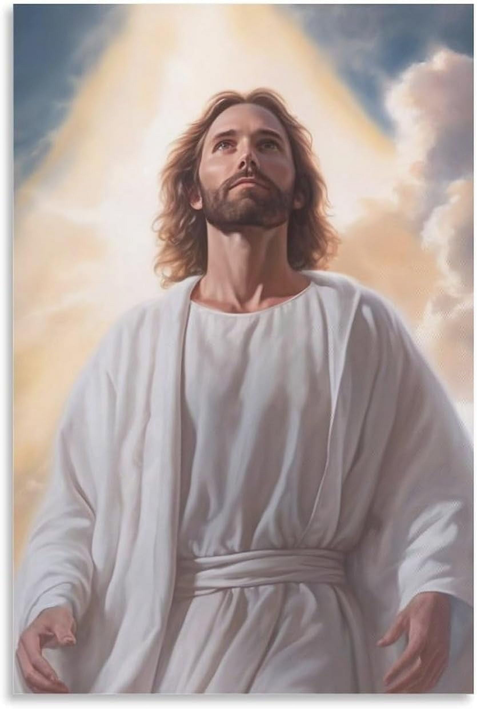 AABERIC Sacred Heart of Jesus Poster Christ Picture Religious Catholic ...