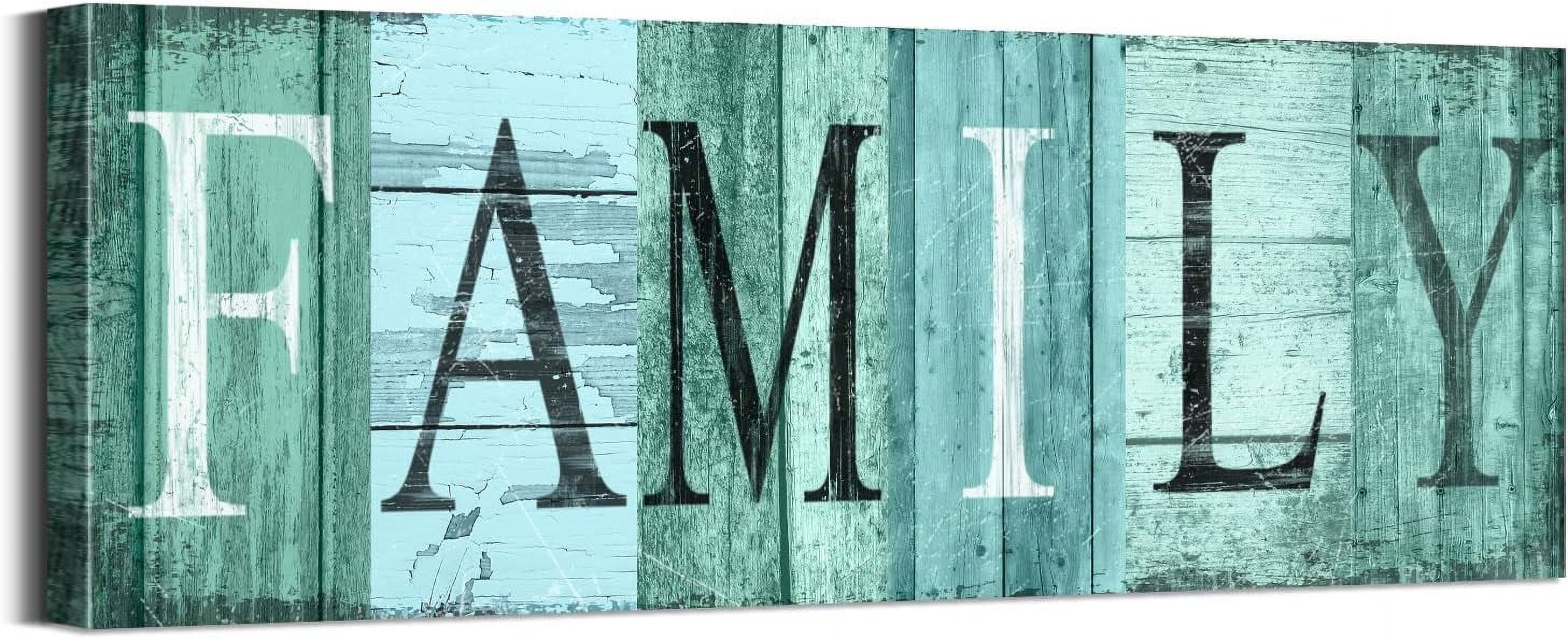 AABERIC Sage Green Family Wall Decor Farmhouse Wall Decor Family ...
